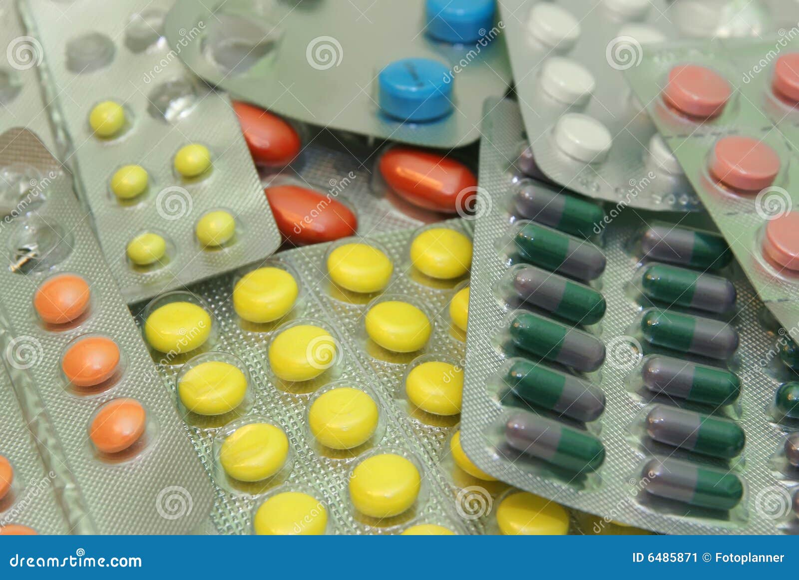 Colorful pills stock image. Image of medicine, medical - 6485871
