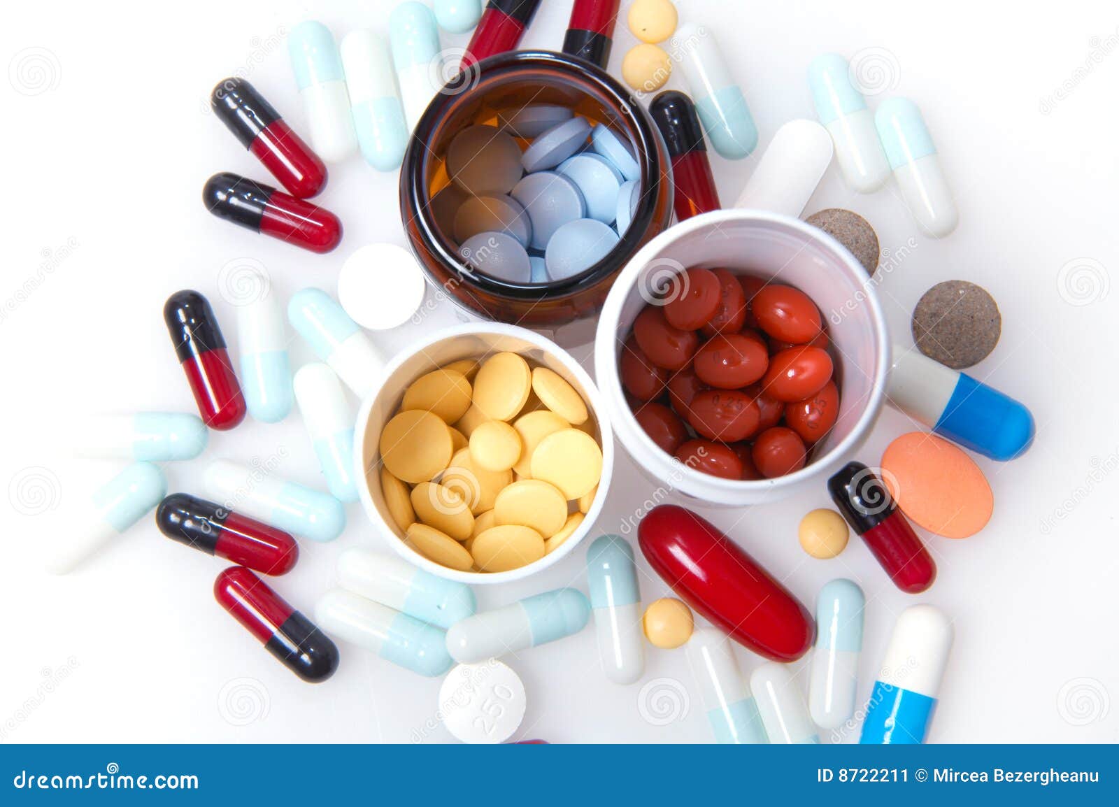 Colorful pills stock image. Image of healthy, medical - 8722211