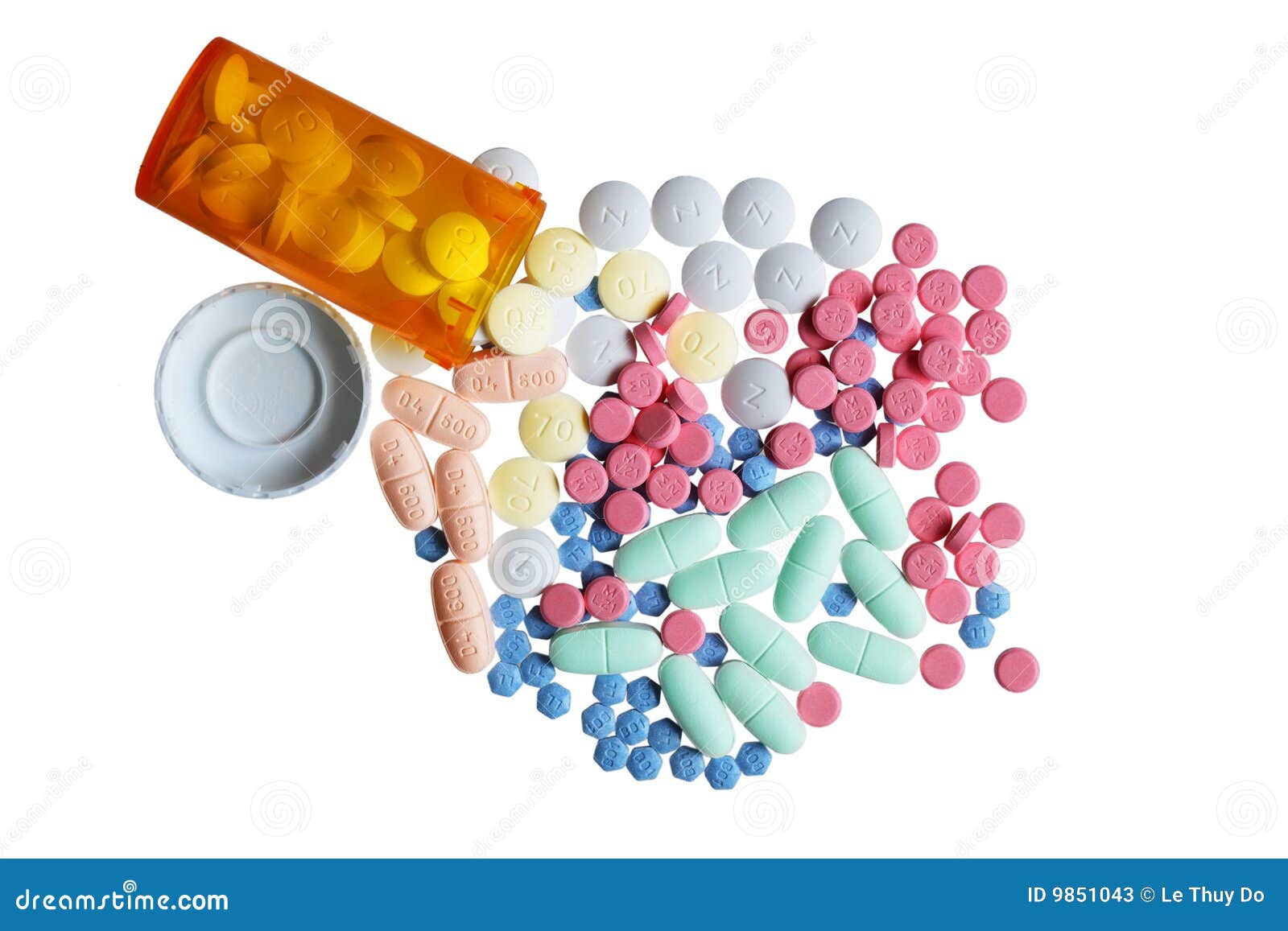 Colorful Pills stock image. Image of healing, pharmaceutic - 9851043