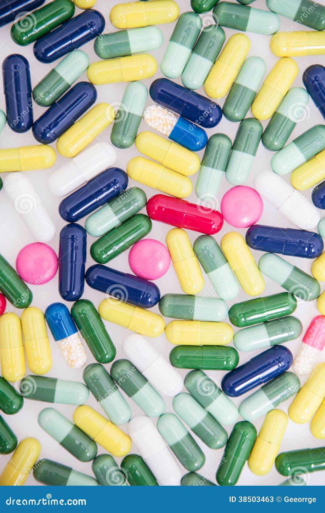 Colorful of Pills and Capsules Stock Image - Image of blue, pills: 38503463