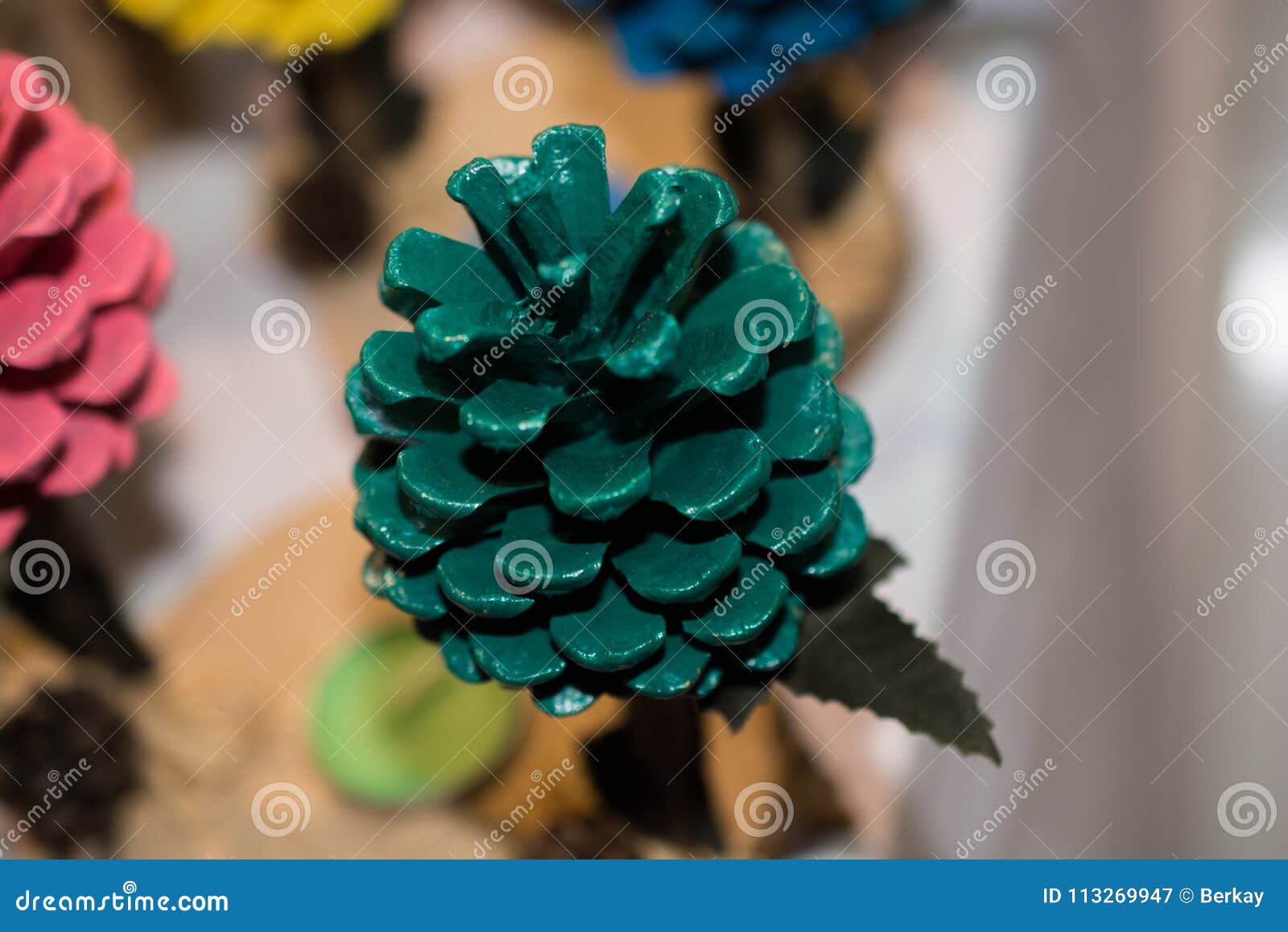 Colorful Pine Cones of the Pine Tree Stock Image - Image of pinecones ...