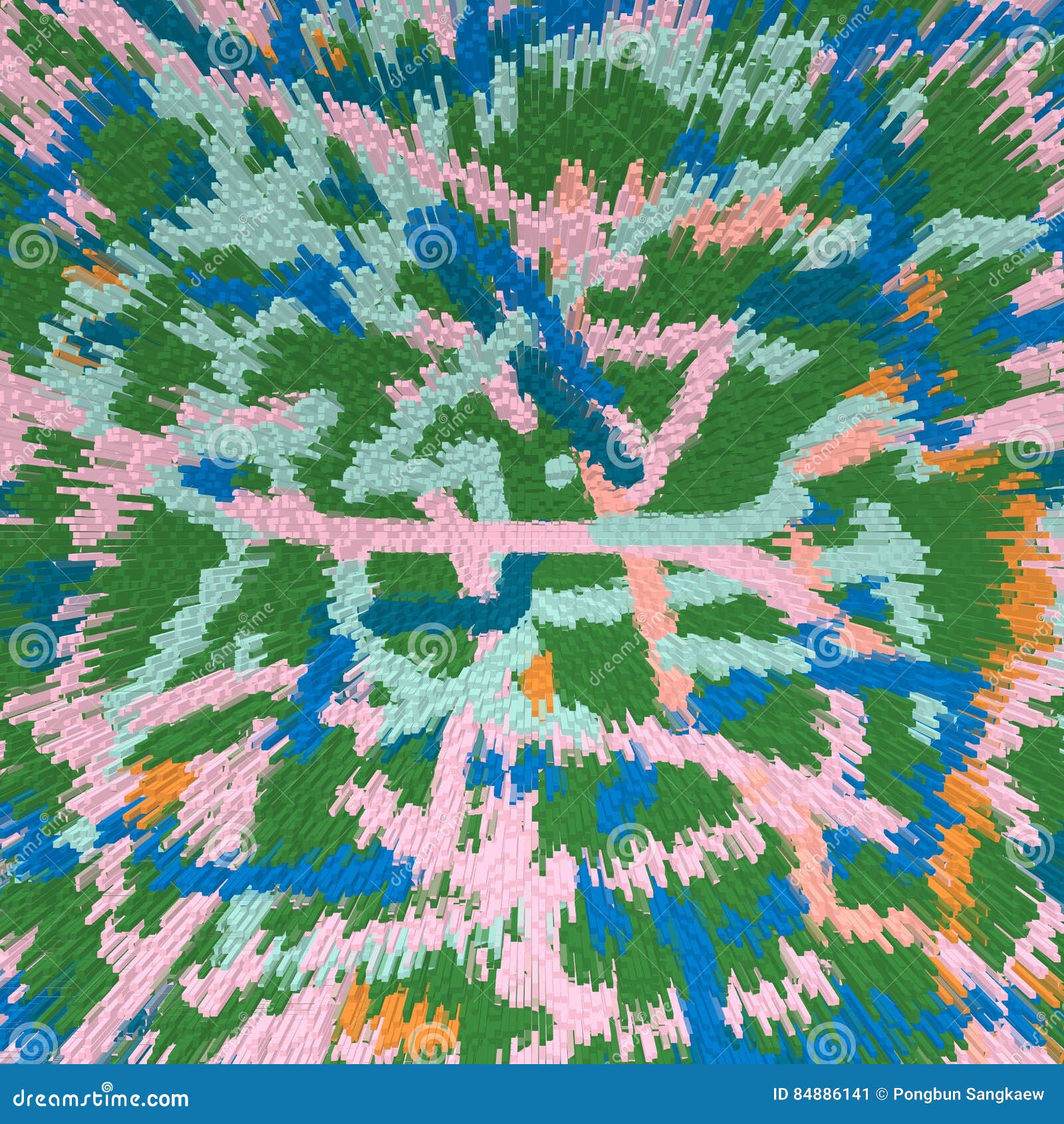 Colorful Pink and Green Abstract Background Stock Illustration ...