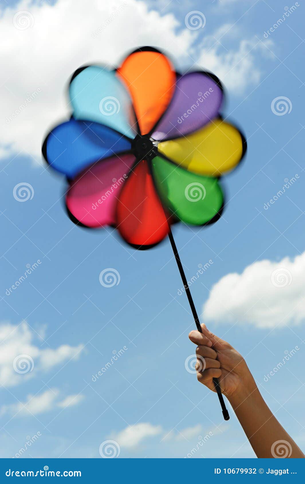 Colorful pinwheel stock photo. Image of play, spiral - 10679932
