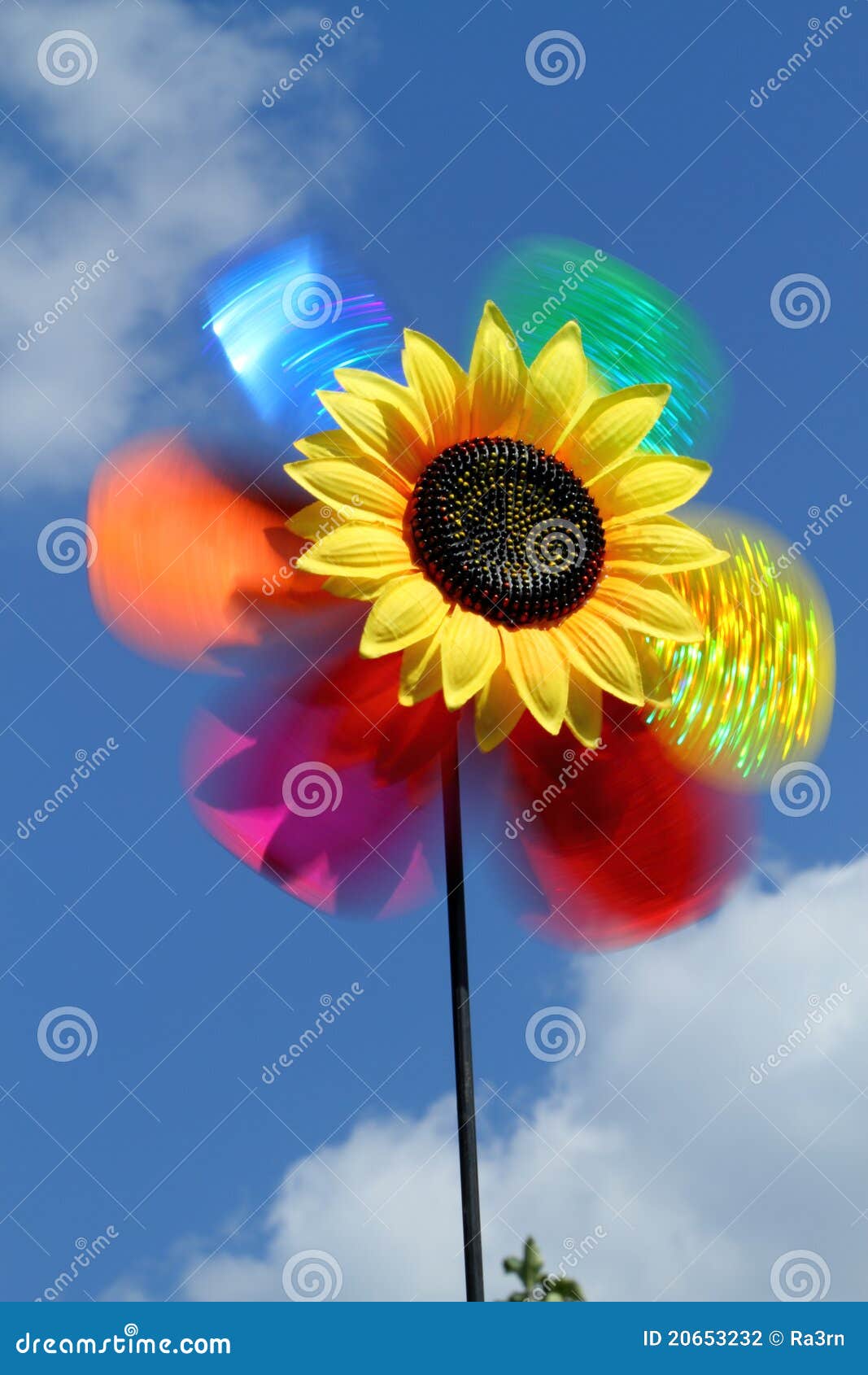 Colorful pinwheel stock photo. Image of speed, colored - 20653232