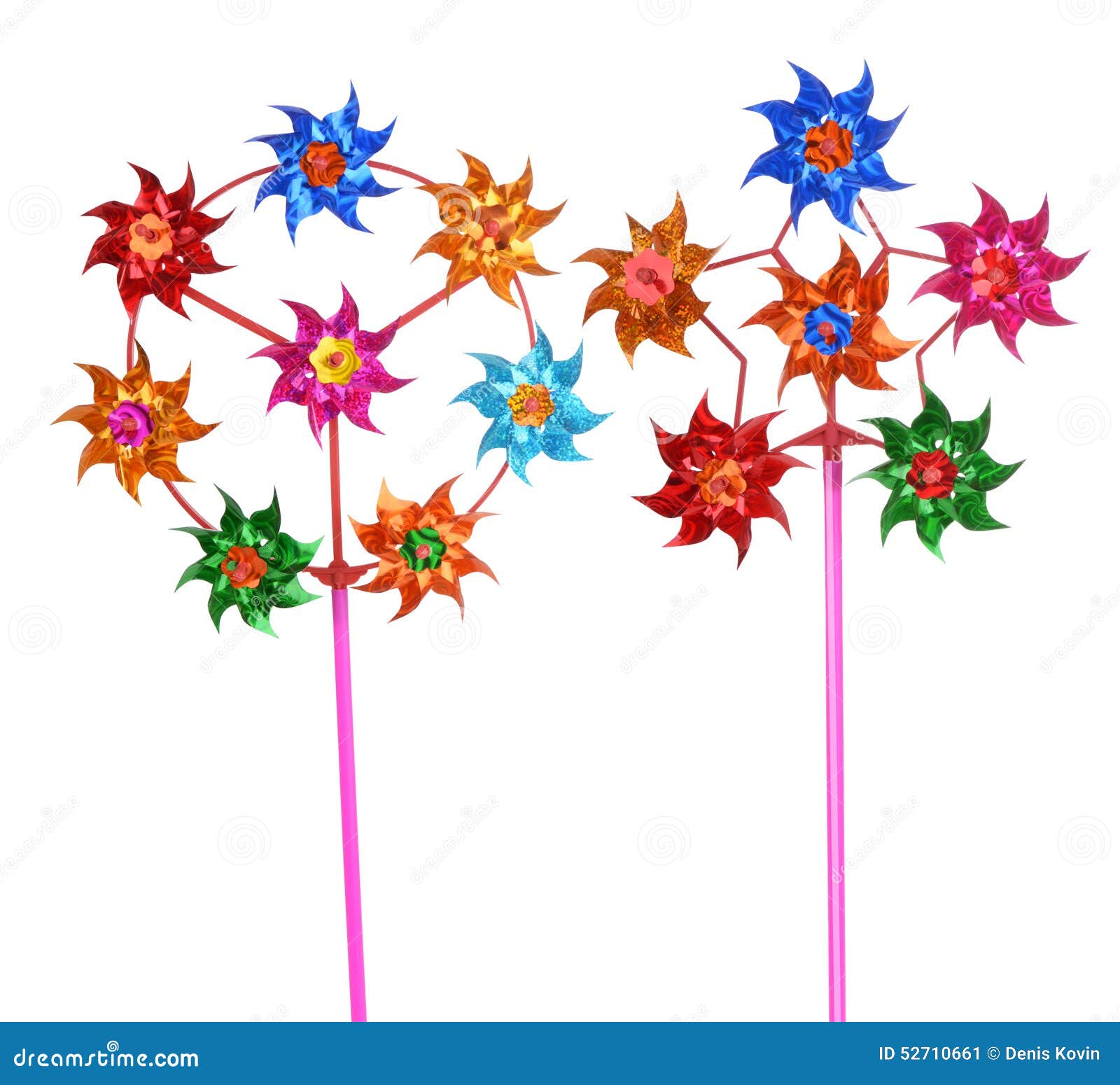 Colorful pinwheel stock image. Image of blow, yellow - 52710661