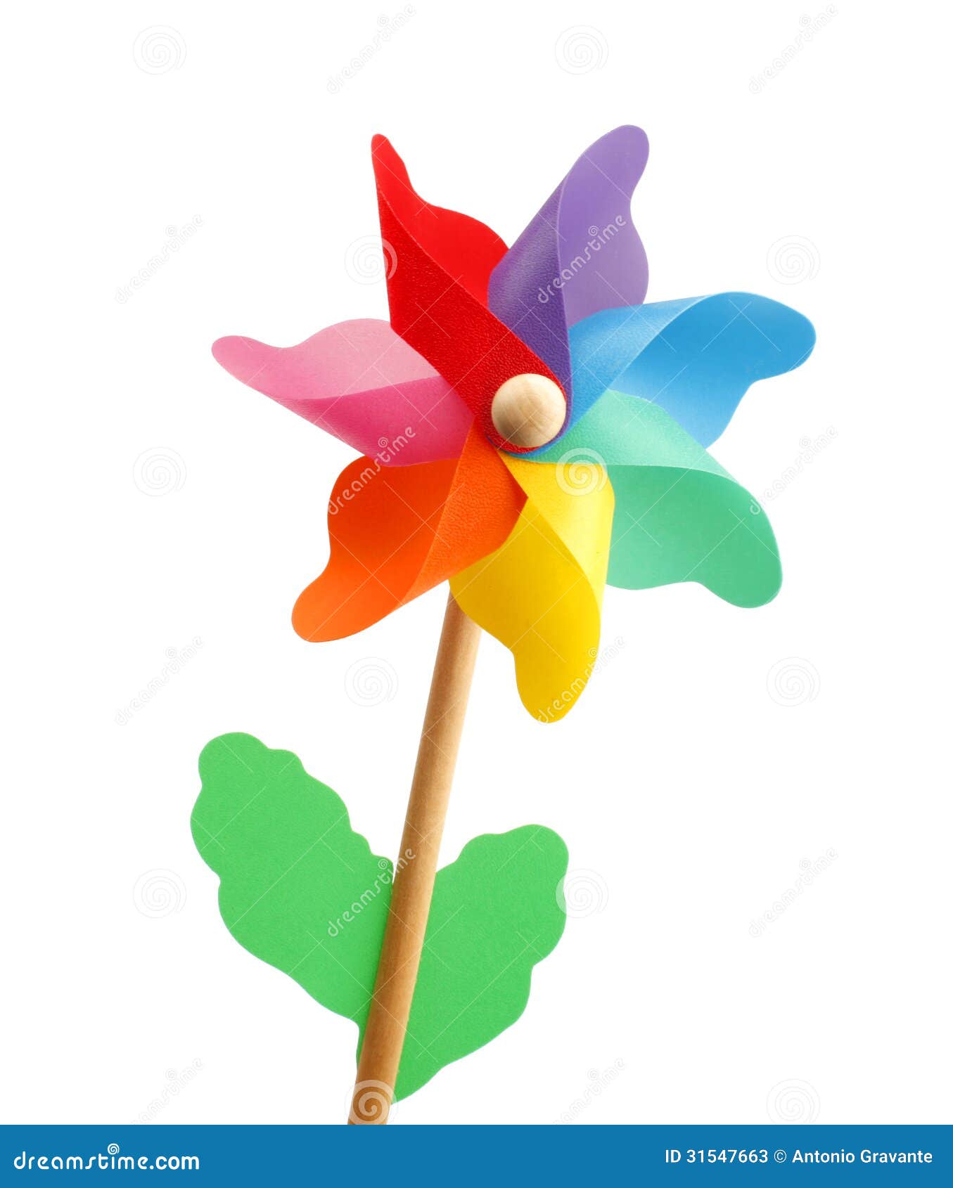 Colorful pinwheel stock image. Image of multicolor, summer - 31547663