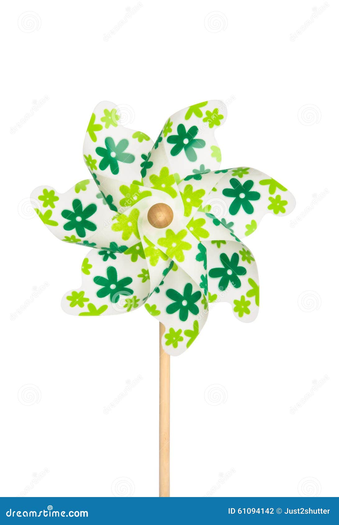 Colorful Pinwheel Isolated on White Stock Photo - Image of windmill ...