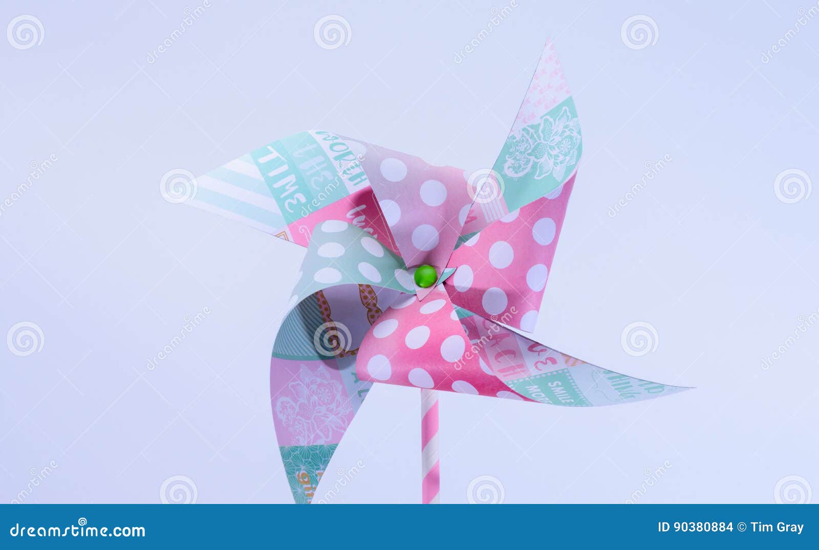 Colorful pinwheel stock photo. Image of mechanism, holiday - 90380884