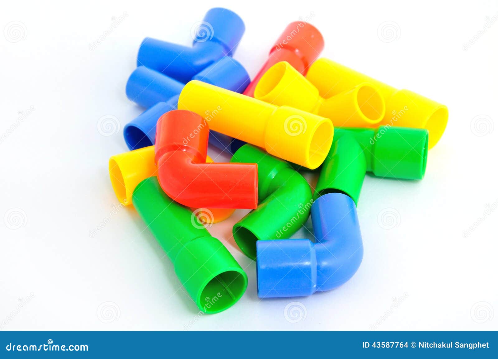 Colorful Pipe Toy for Child Stock Photo - Image of duct, kiddy: 43587764