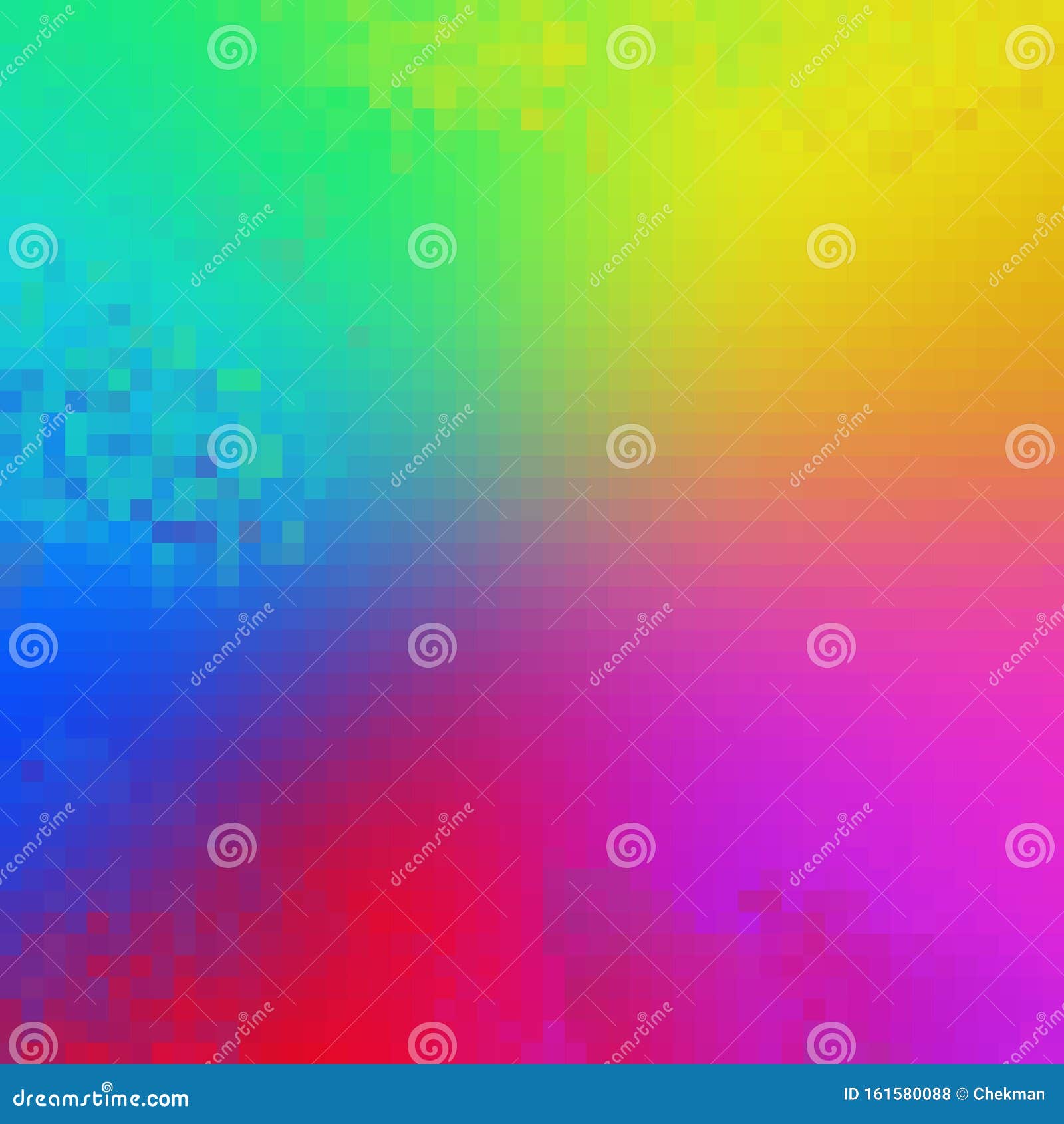 Colorful Pixel Art Background. Vector Illustration Stock Illustration ...