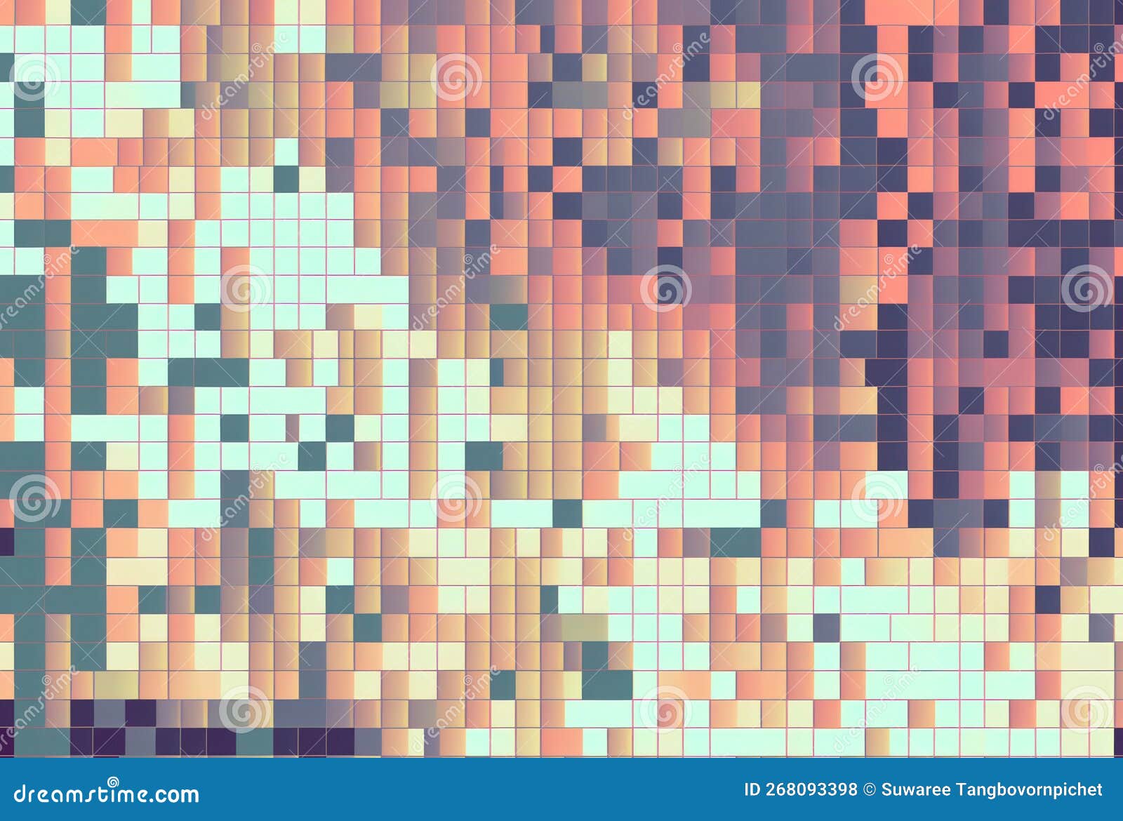 Colorful Pixel Art Pattern Seamless Graphic Background Stock ...