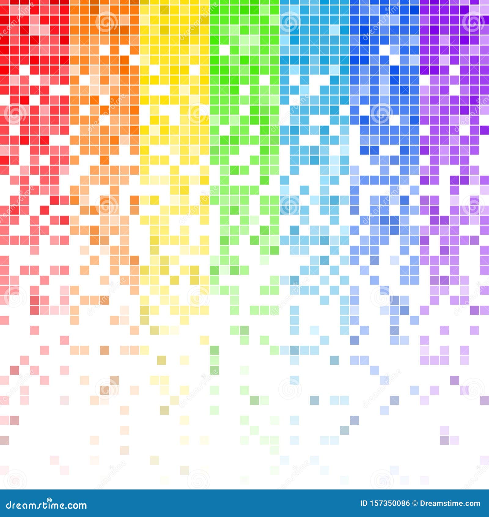 Colorful pixel background stock vector. Illustration of mosaic - 157350086