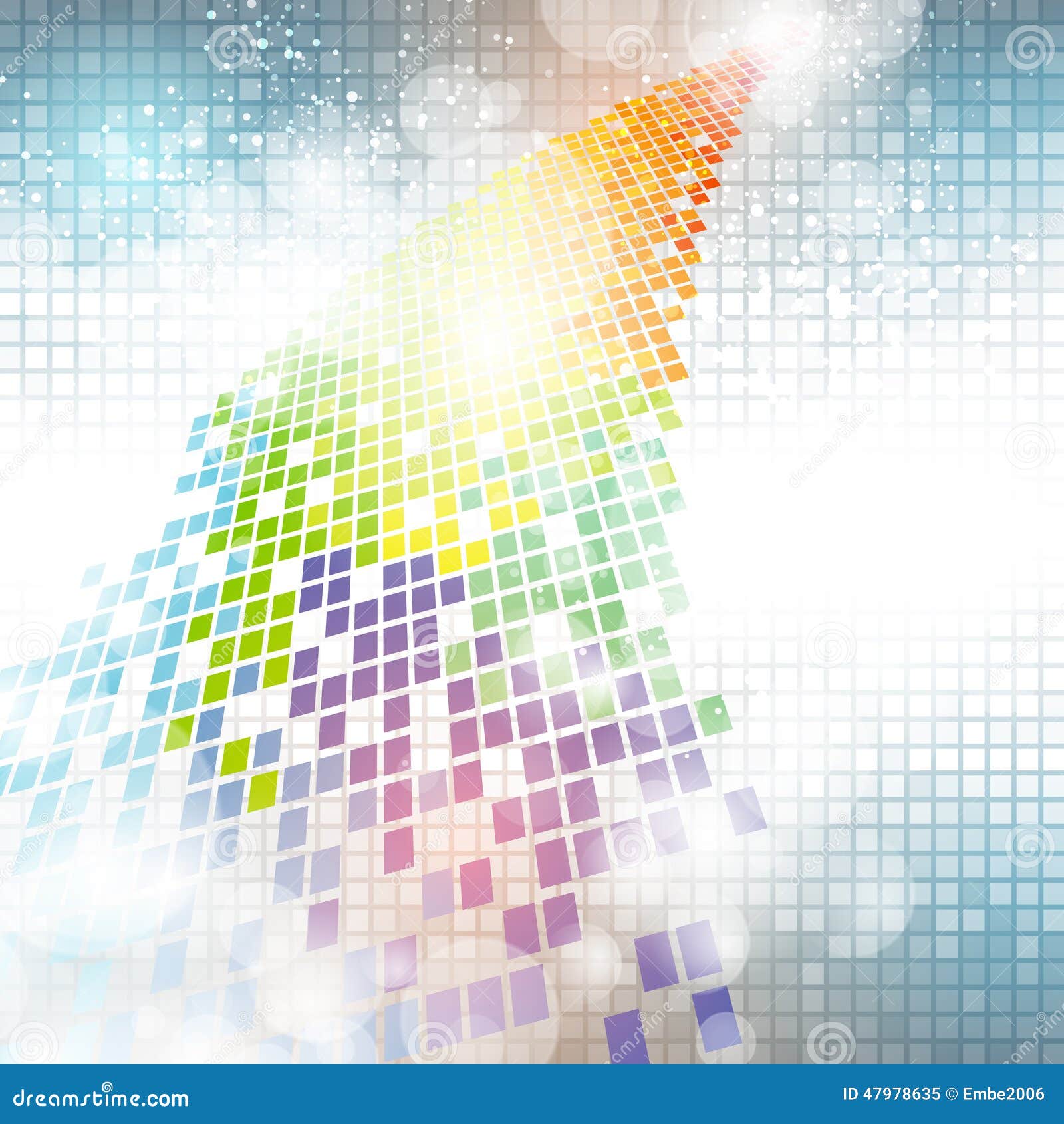 Colorful Pixel Background stock vector. Illustration of color - 47978635