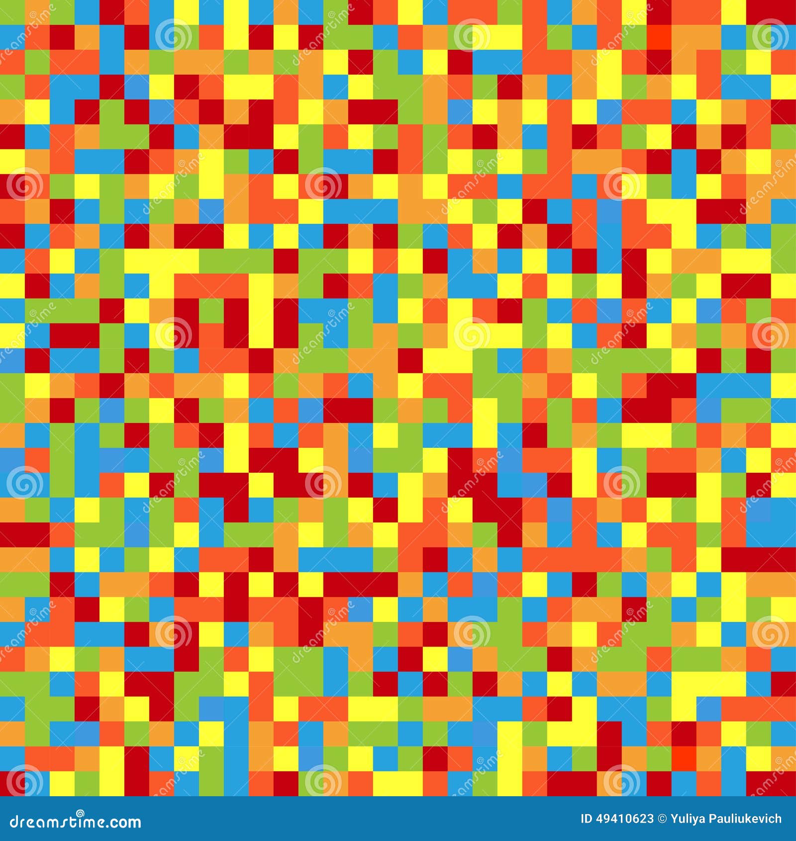 Colorful Pixelated Background Stock Vector - Illustration of decorative ...