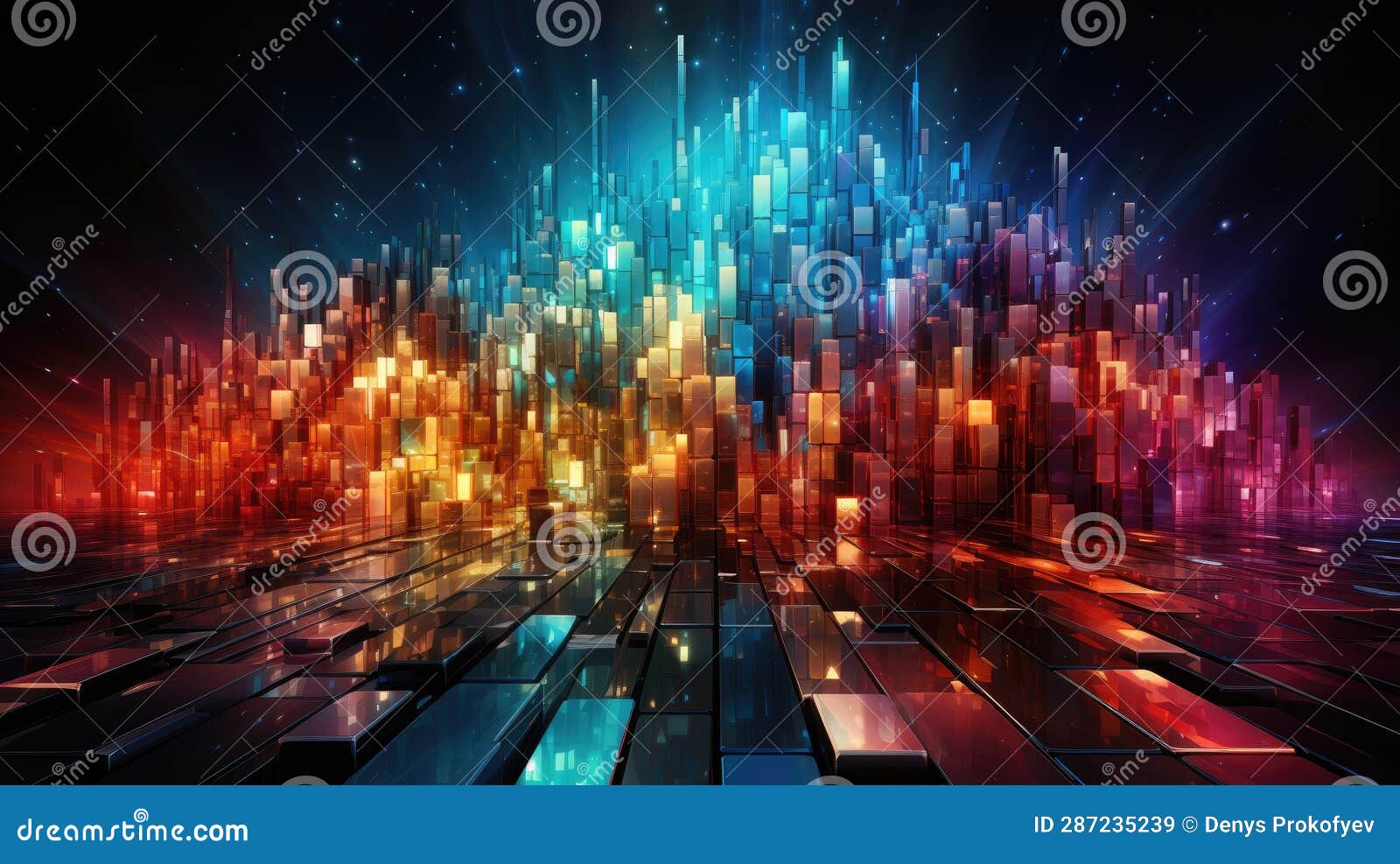 Colorful pixels background stock image. Image of bright - 287235239