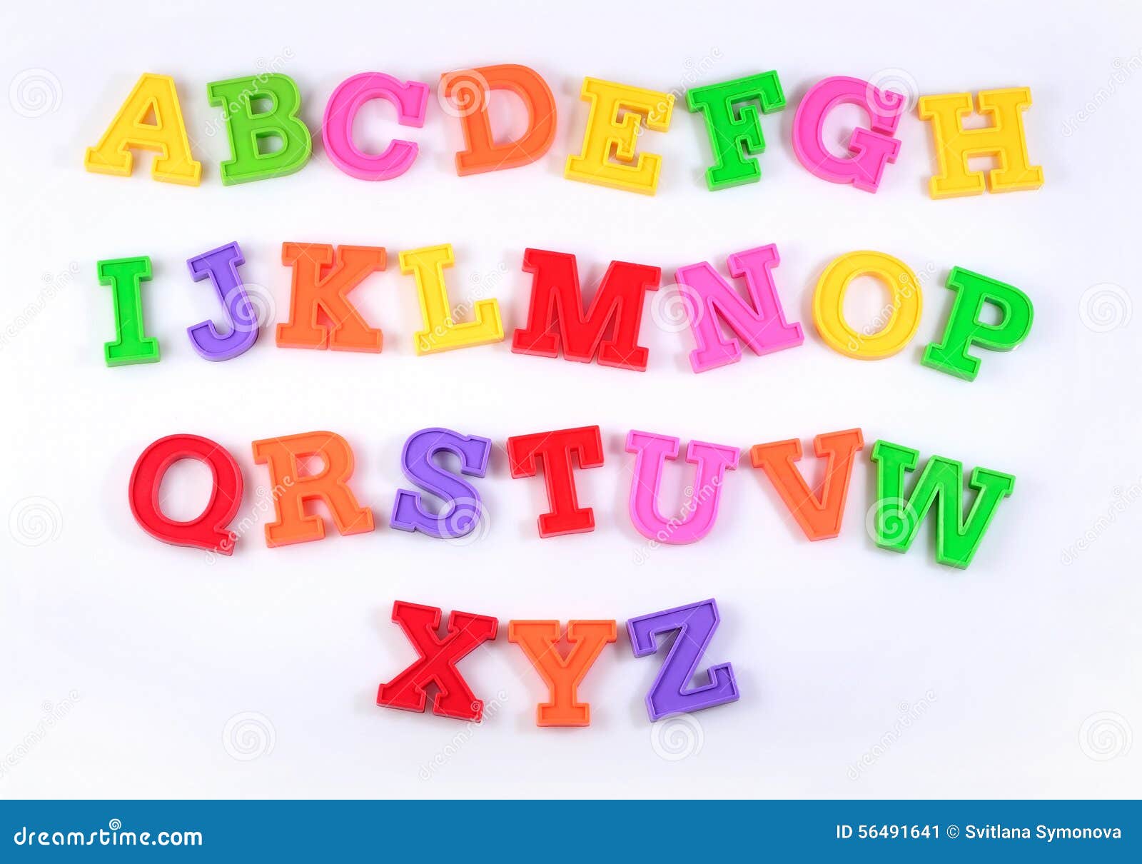 Plastic Alphabet Letters Royalty-Free Stock Photography | CartoonDealer ...