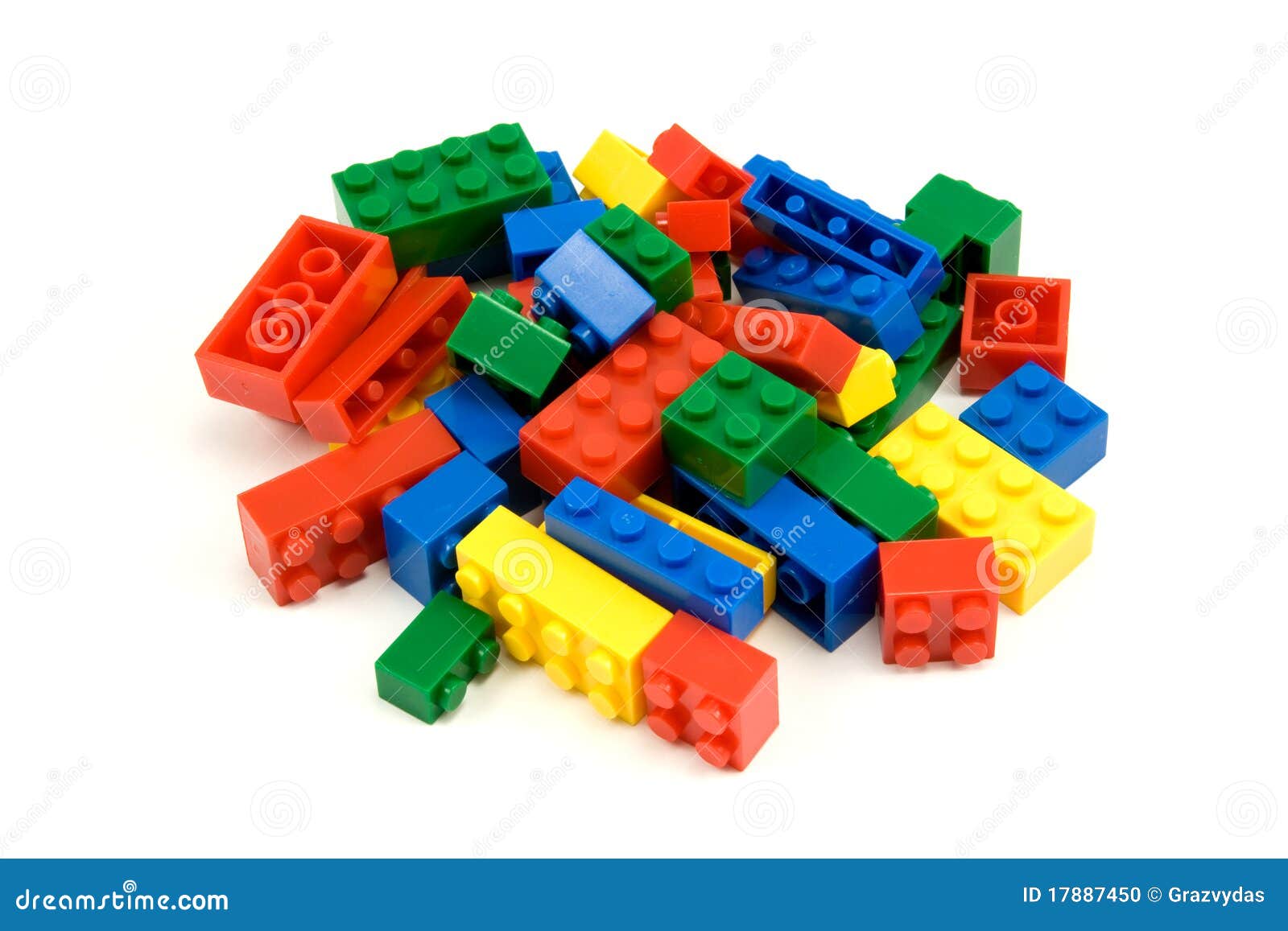 Colorful plastic blocks stock photo. Image of create - 17887450