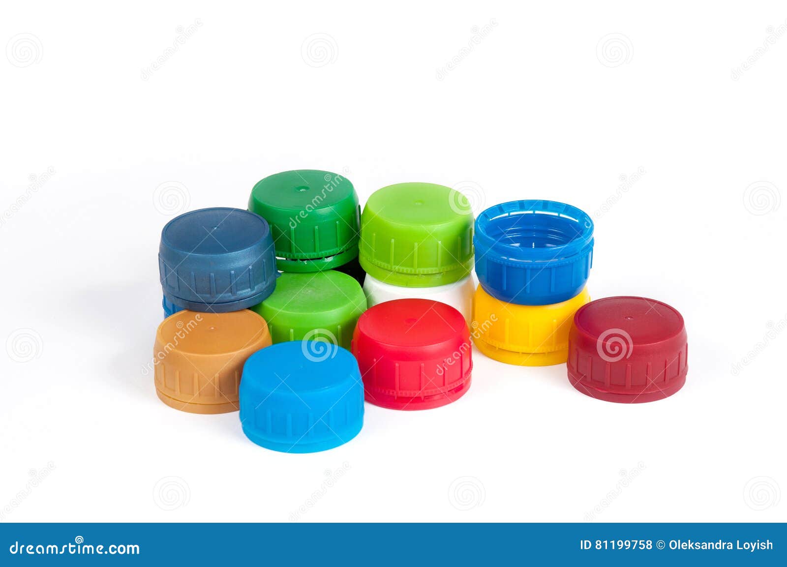 Colorful Plastic Bottle Caps Stock Photo - Image of colorful, abstract ...