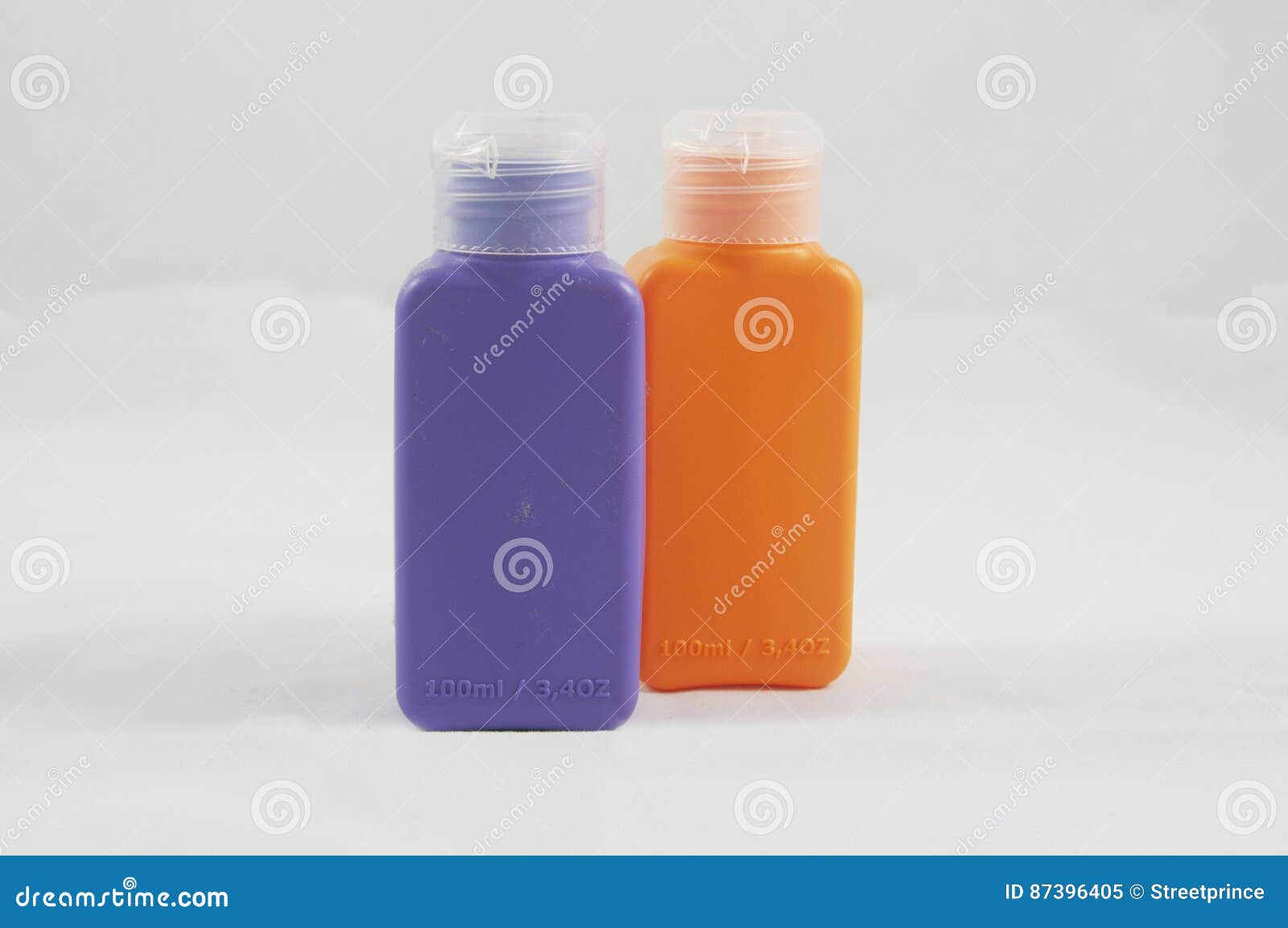 Colorful plastic bottles stock image. Image of background - 87396405