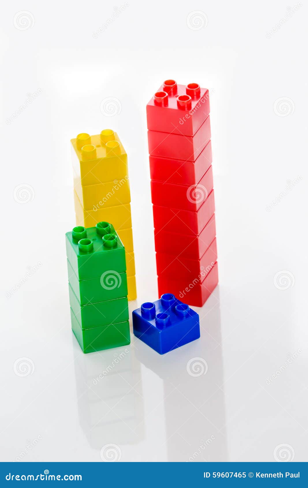 Colorful plastic bricks stock image. Image of childhood - 59607465
