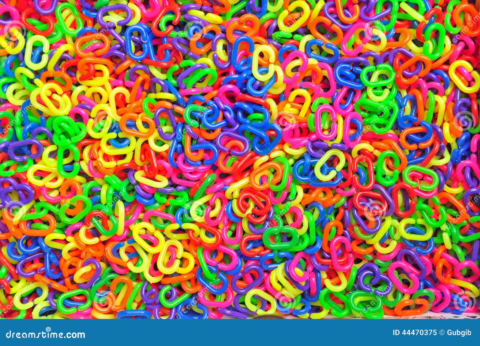 Colorful plastic chain stock image. Image of decorative - 44470375