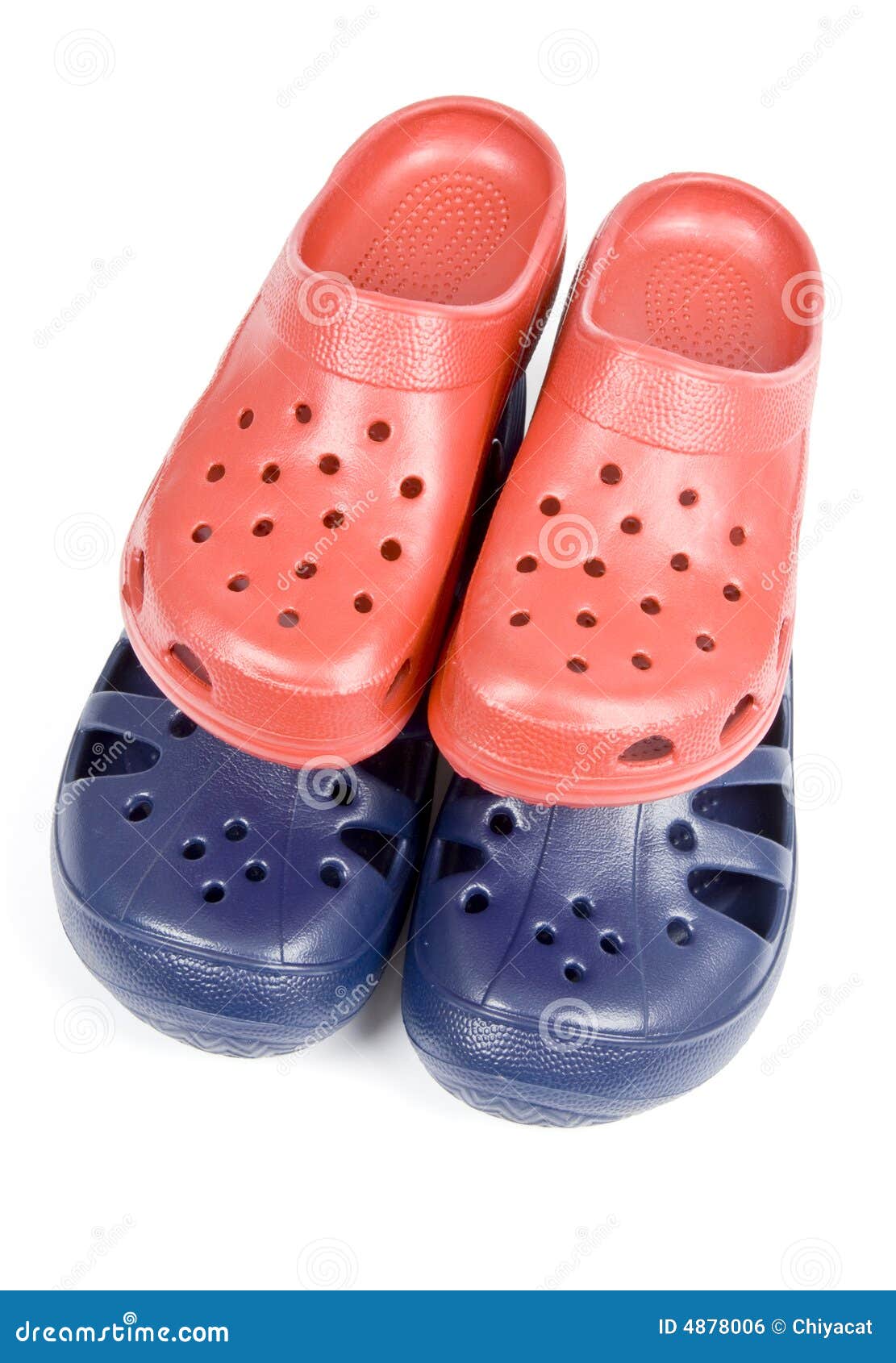 Colorful Plastic Clogs stock photo. Image of women, european - 4878006