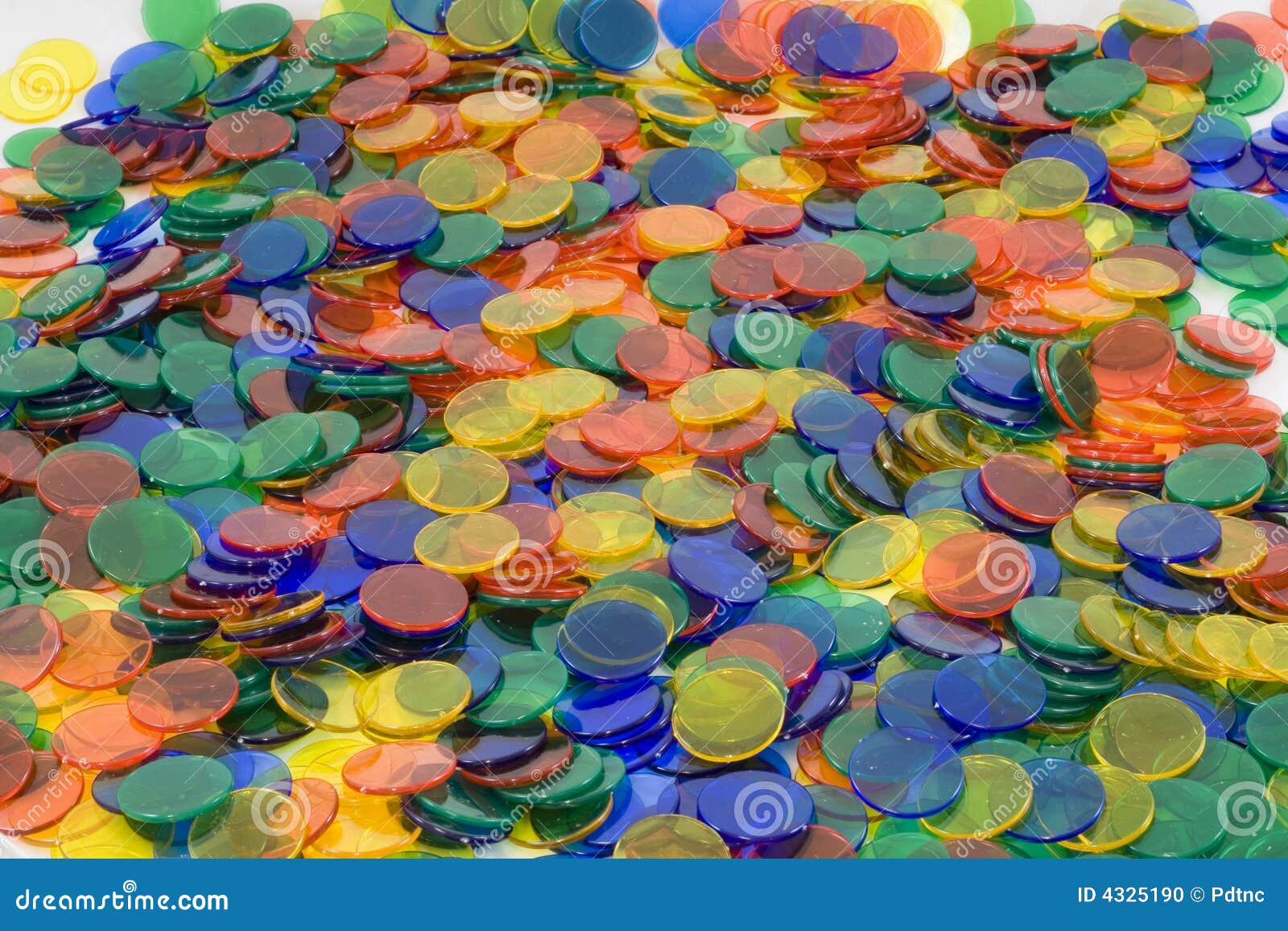 Colorful plastic counters stock photo. Image of colours - 4325190