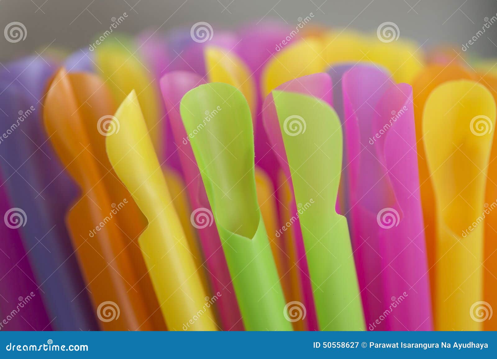 Colorful Plastic Drinking Water Straw. Stock Image - Image of plastic ...