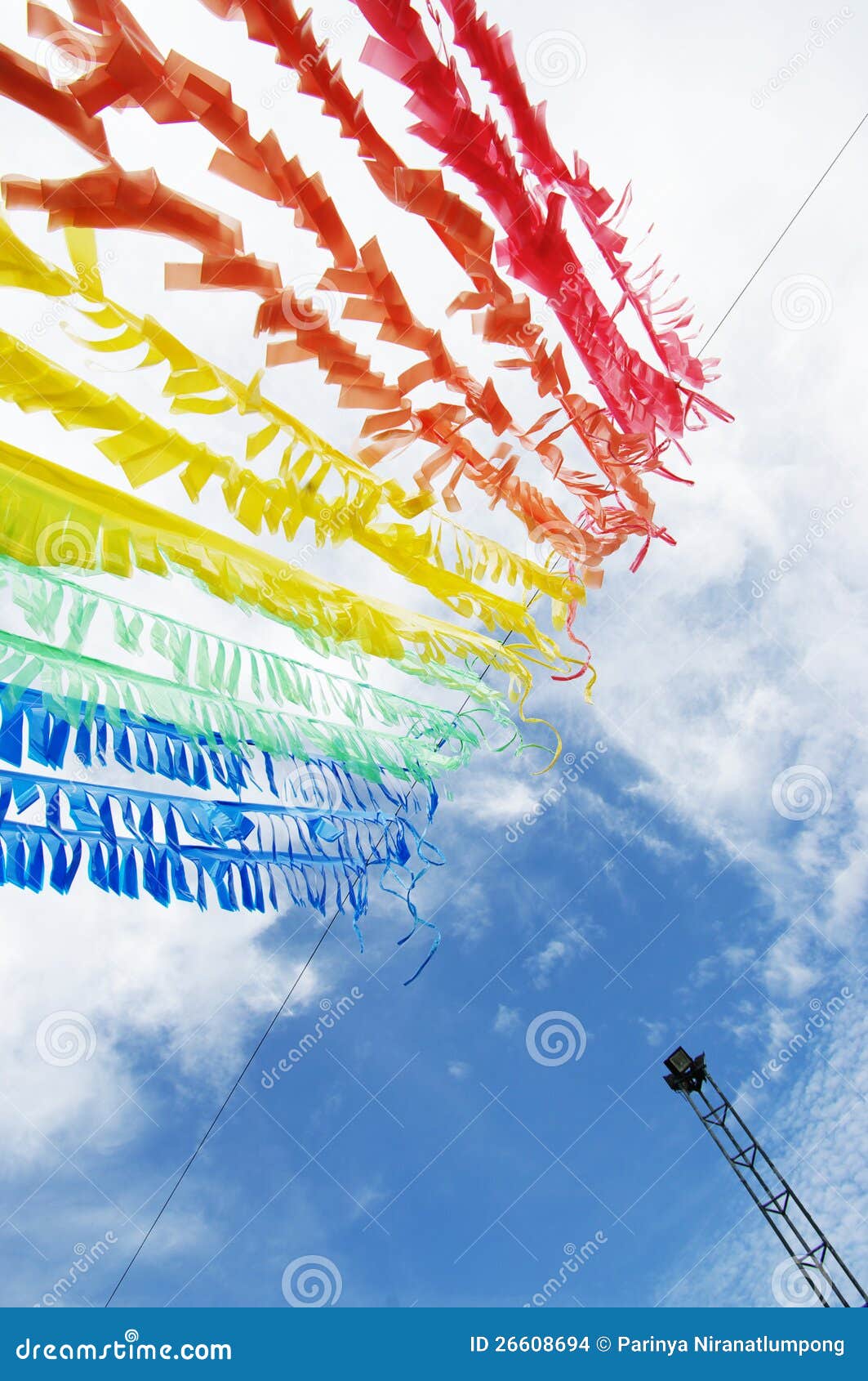 Colorful Plastic Flag Create by Recycle Concept Stock Photo - Image of ...