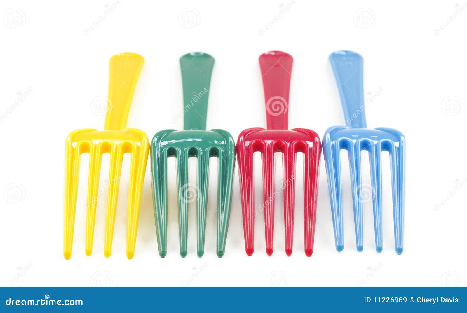 Colorful Plastic Forks stock image. Image of silverware - 11226969
