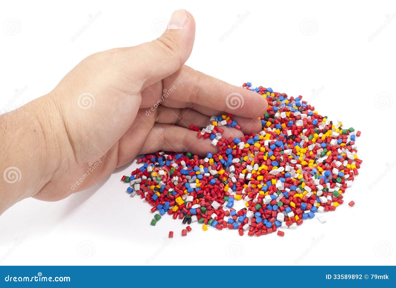 Colorful Plastic Polymer Granules Stock Photo - Image of class ...