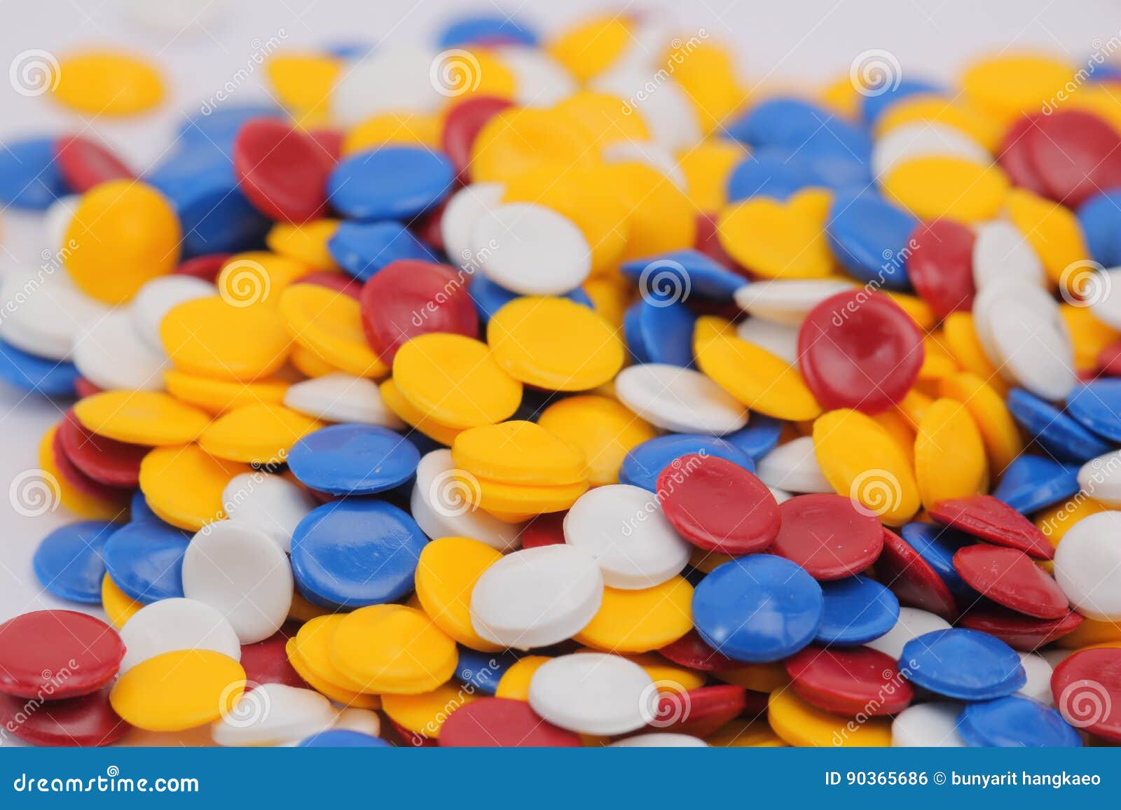 Colorful plastic polymer stock photo. Image of factory - 90365686