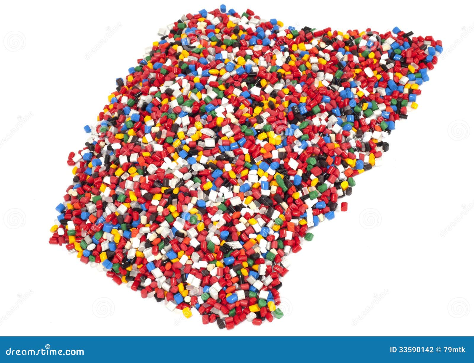 Colorful Plastic Polymer Granules Stock Photo - Image of merchandise ...