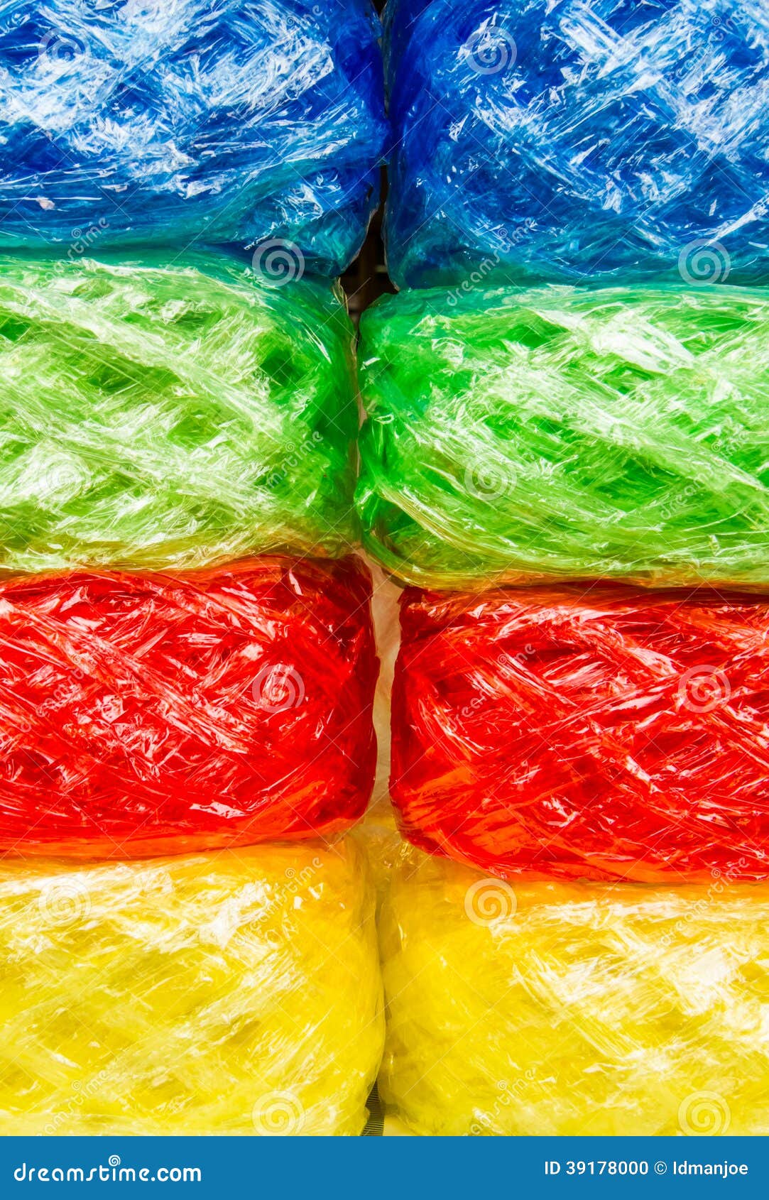 Colorful plastic ropes stock photo. Image of thread, plastic - 39178000
