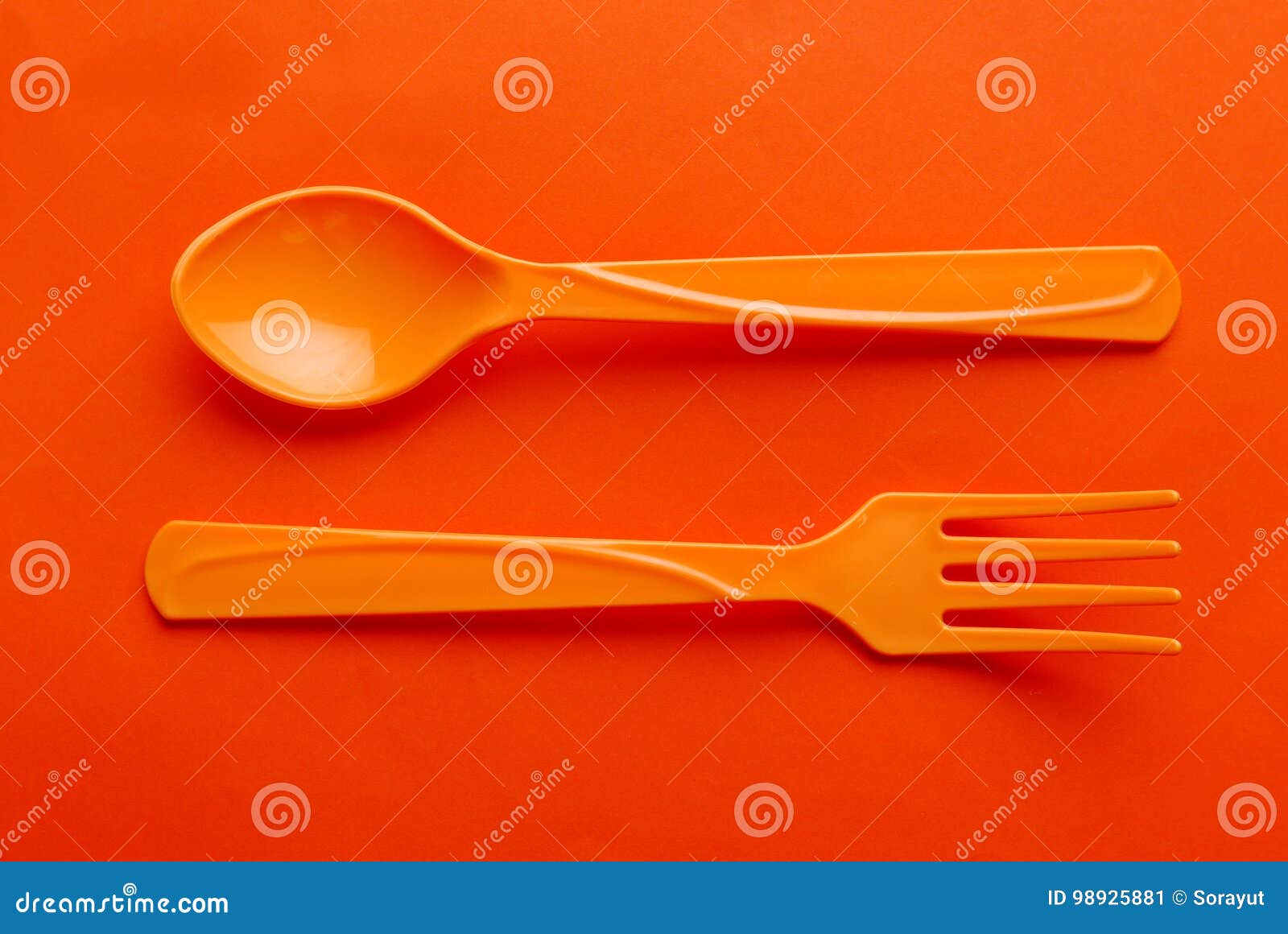 Colorful plastic spoon stock image. Image of utensils - 98925881