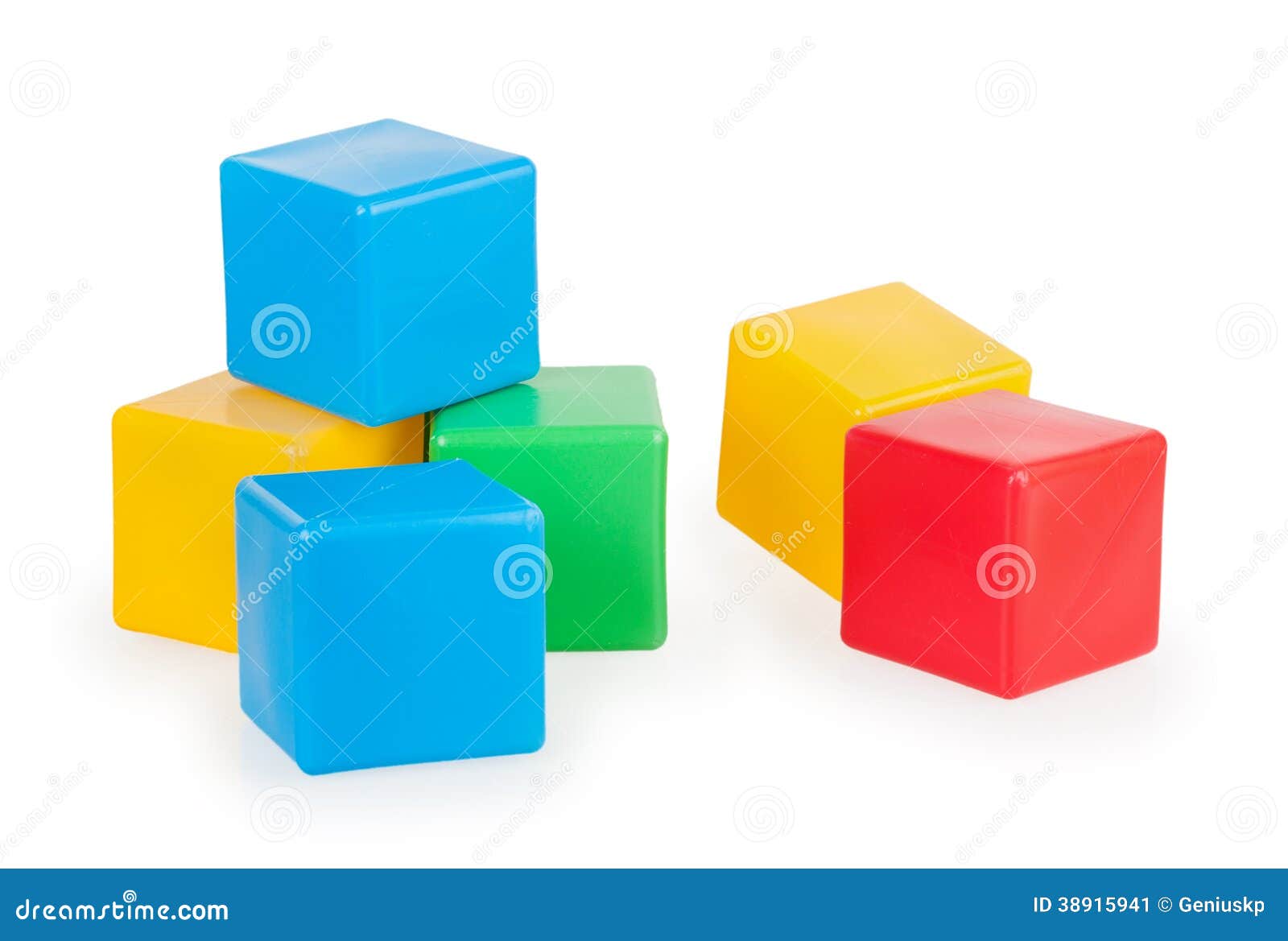Colorful Plastic Toy Blocks Stock Image - Image of buildings, learn ...