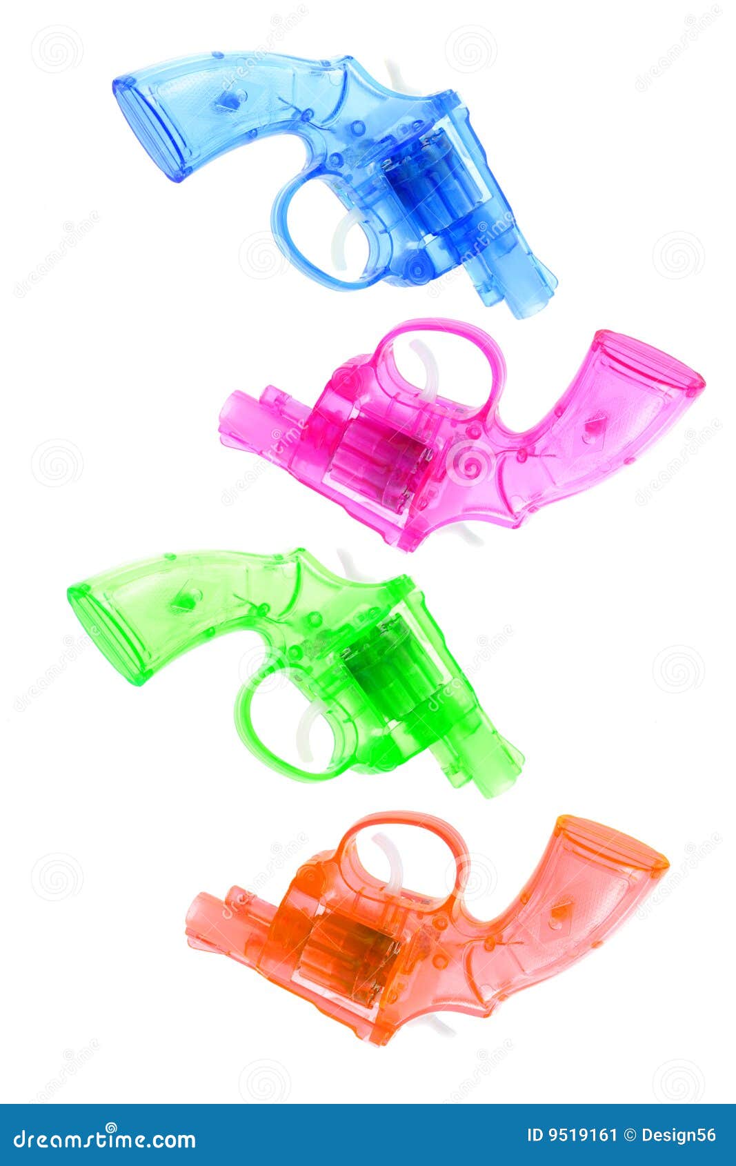 Colorful Plastic toy guns stock image. Image of background - 9519161