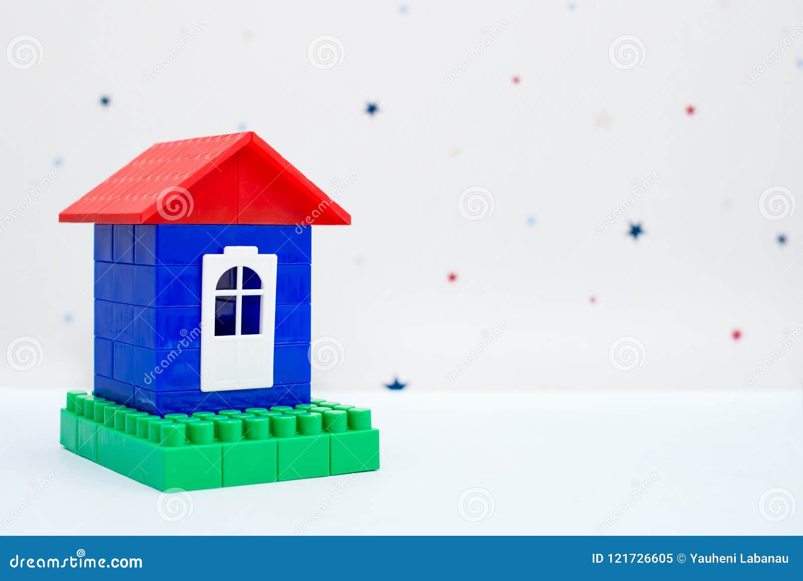 Plastic Toy house stock image. Image of little, architecture - 121726605