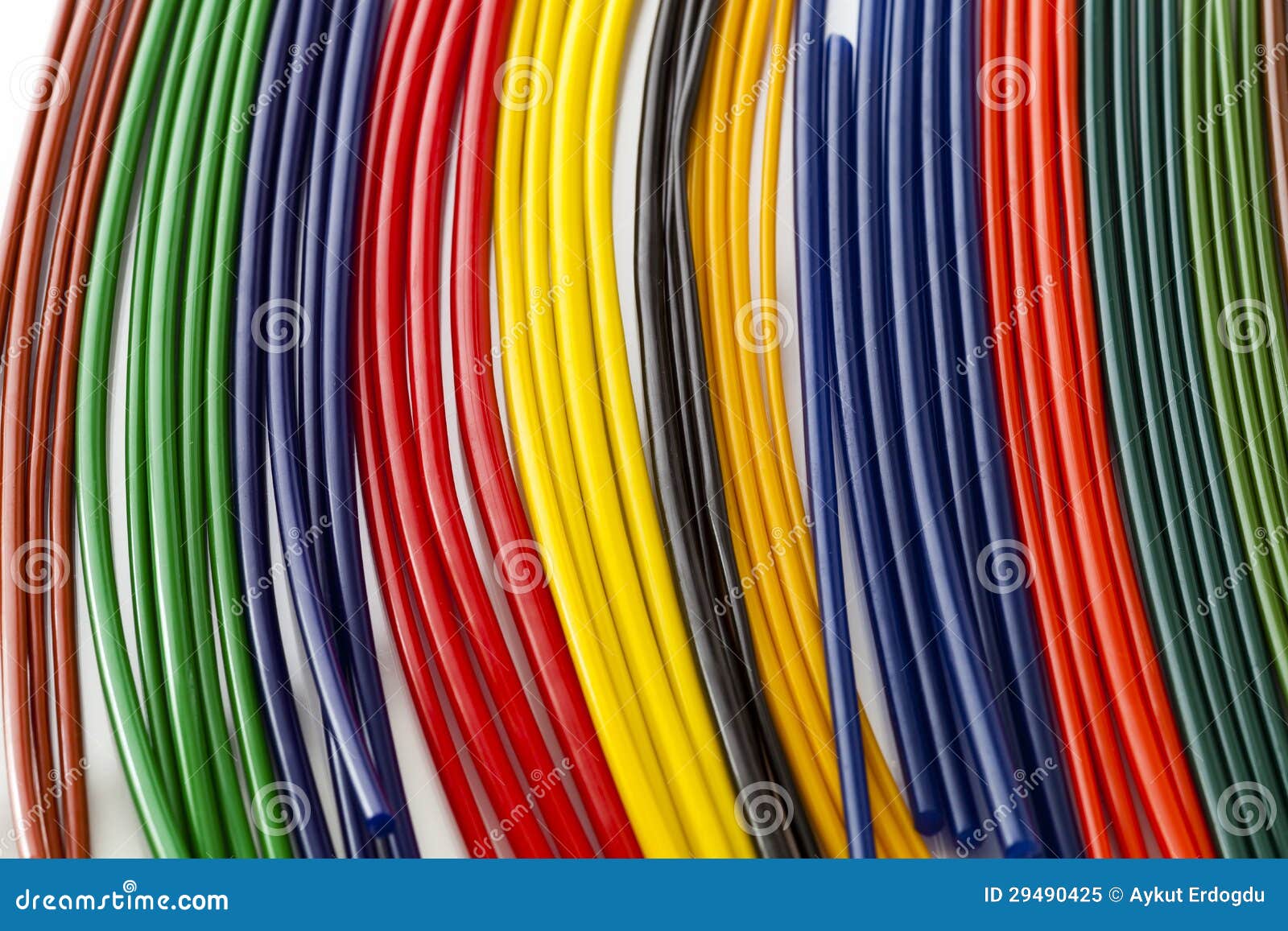 Colorful plastic tubes stock image. Image of class, molding - 29490425