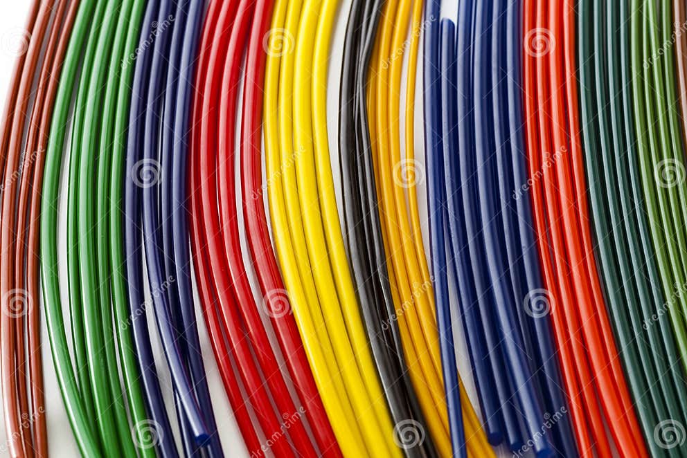 Colorful plastic tubes stock image. Image of class, molding - 29490425