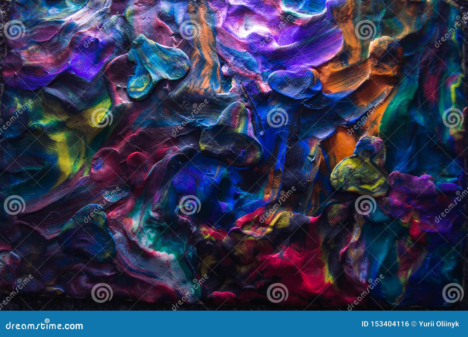 Multi-colored Plasticine Texture Stock Photo - Image of swirl, board ...
