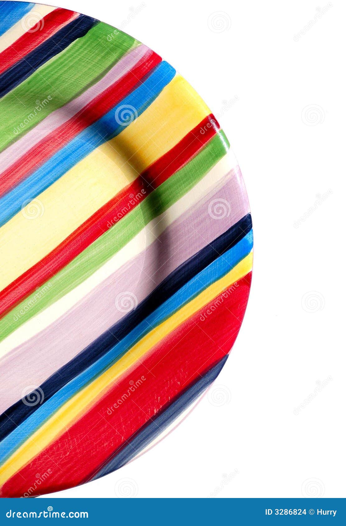 Colorful plate stock photo. Image of eating, home, colorful - 3286824