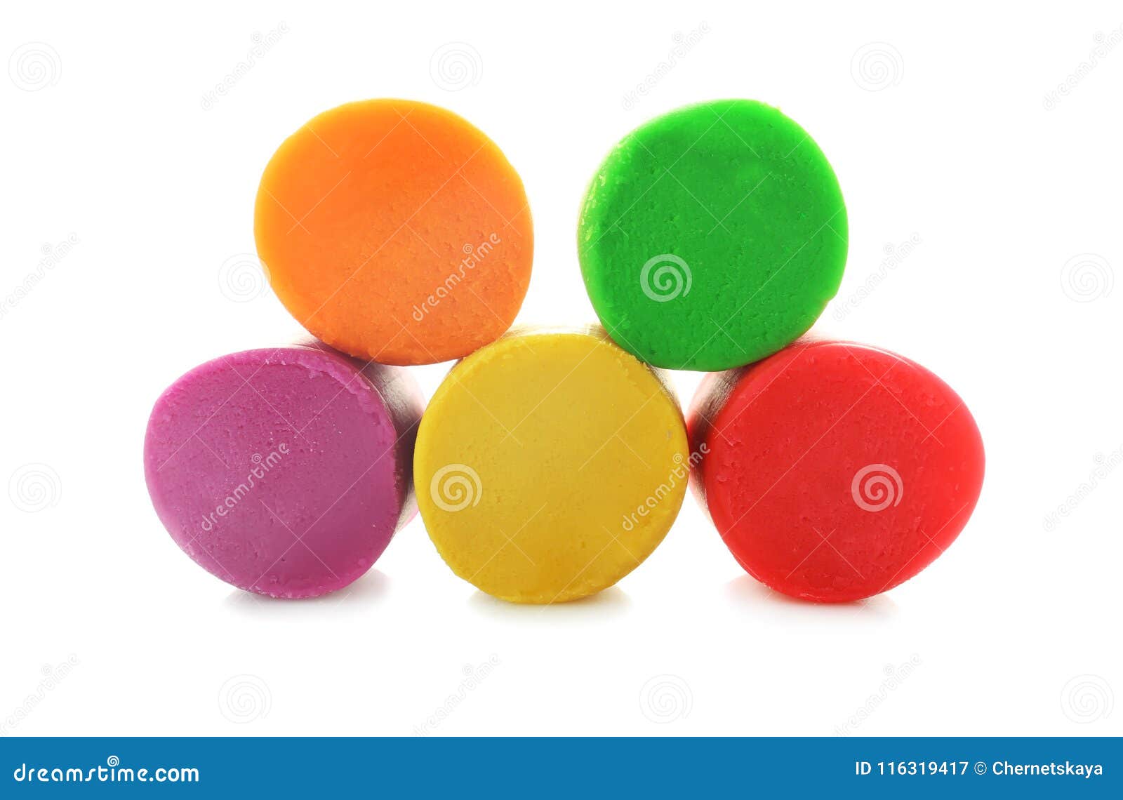 Colorful play dough stock image. Image of learn, clay - 116319417
