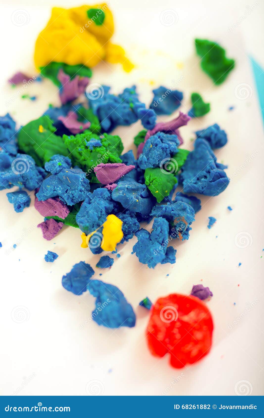 Colorful Playdough Balls on the Table. Stock Photo - Image of home ...