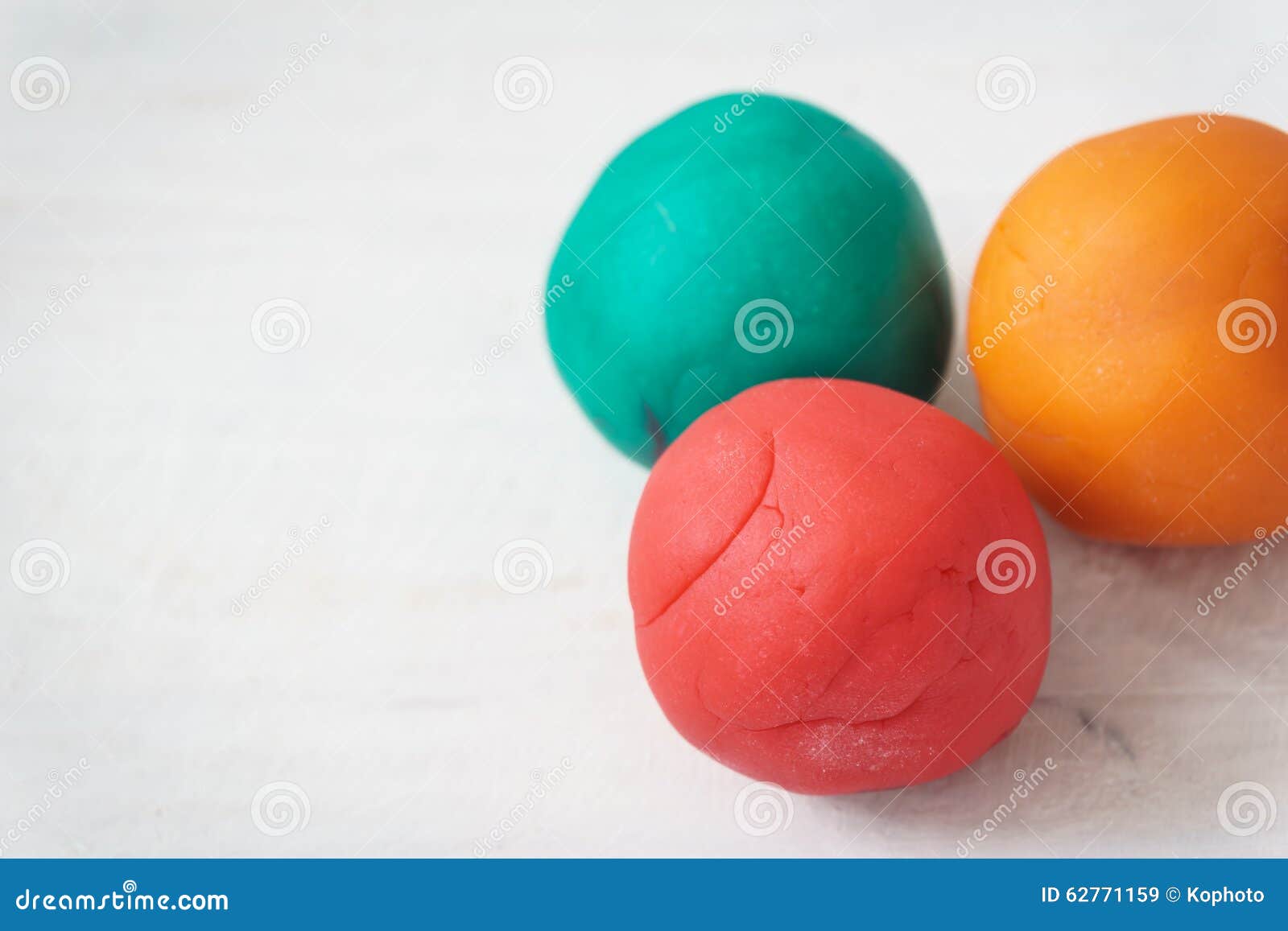 Colorful playdough balls stock image. Image of bright - 62771159