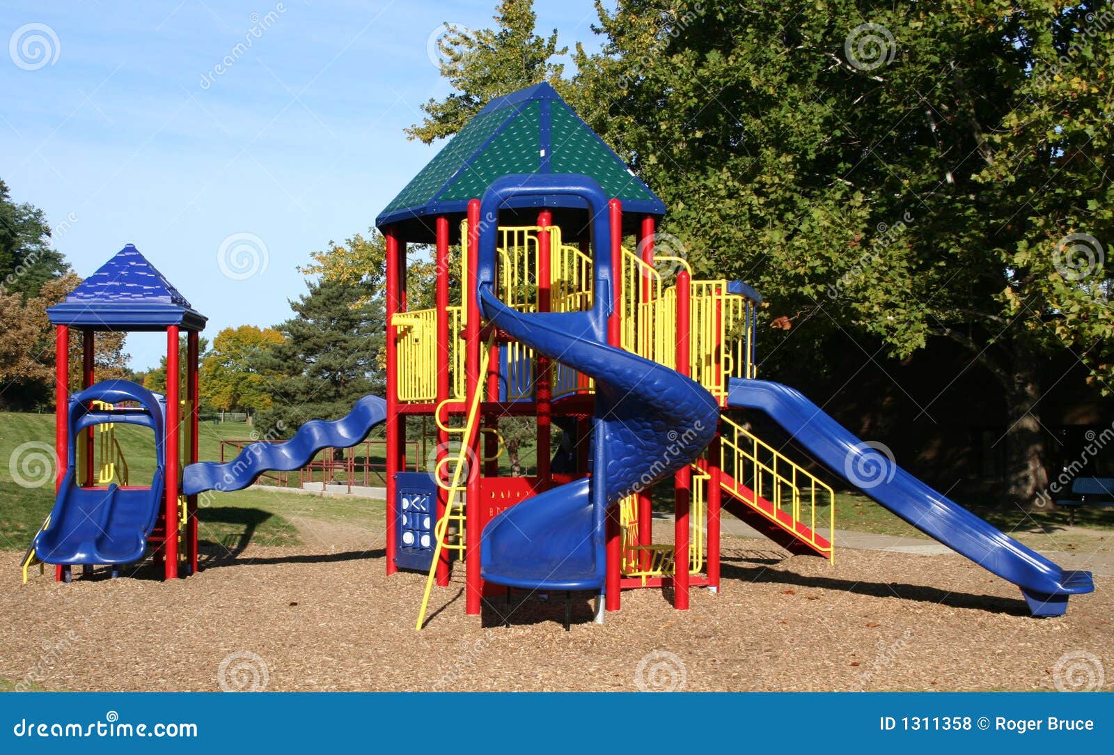 Colorful Playground stock photo. Image of equipment, slide - 1311358