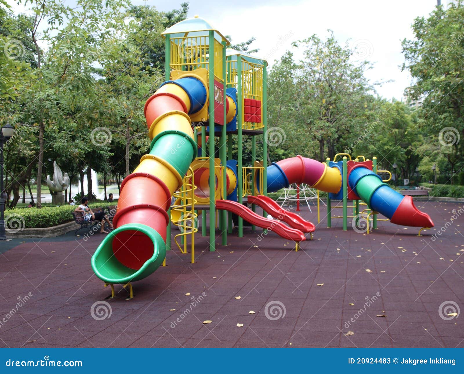 Colorful playground stock image. Image of school, city - 20924483