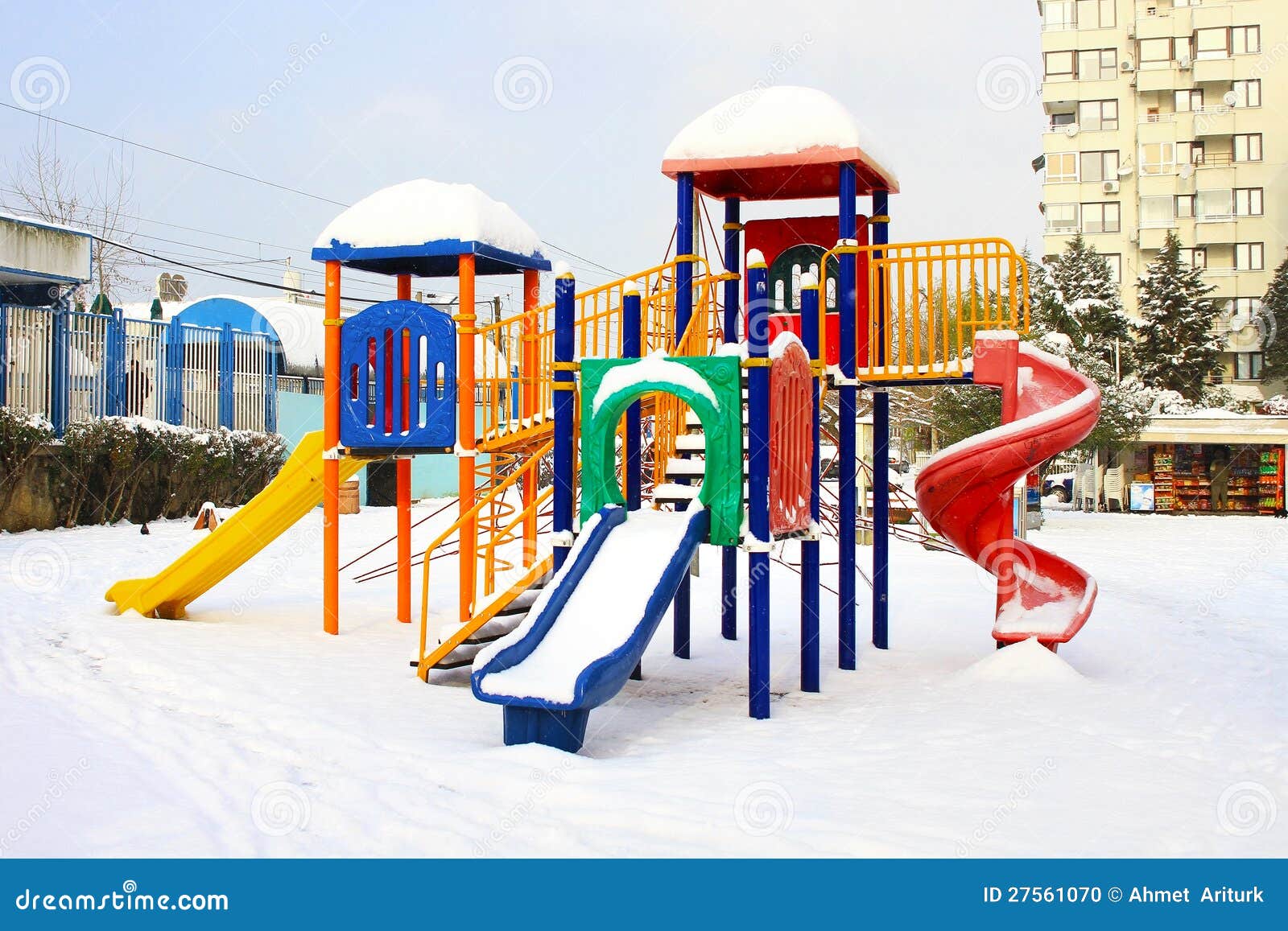 Colorful playground stock photo. Image of game, amusement - 27561070