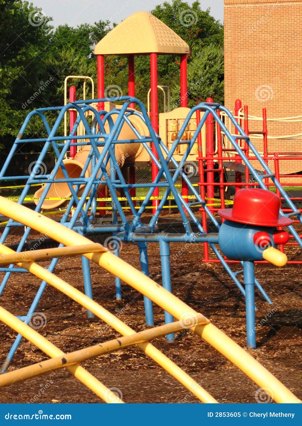 Colorful playground stock image. Image of slide, face - 2853605