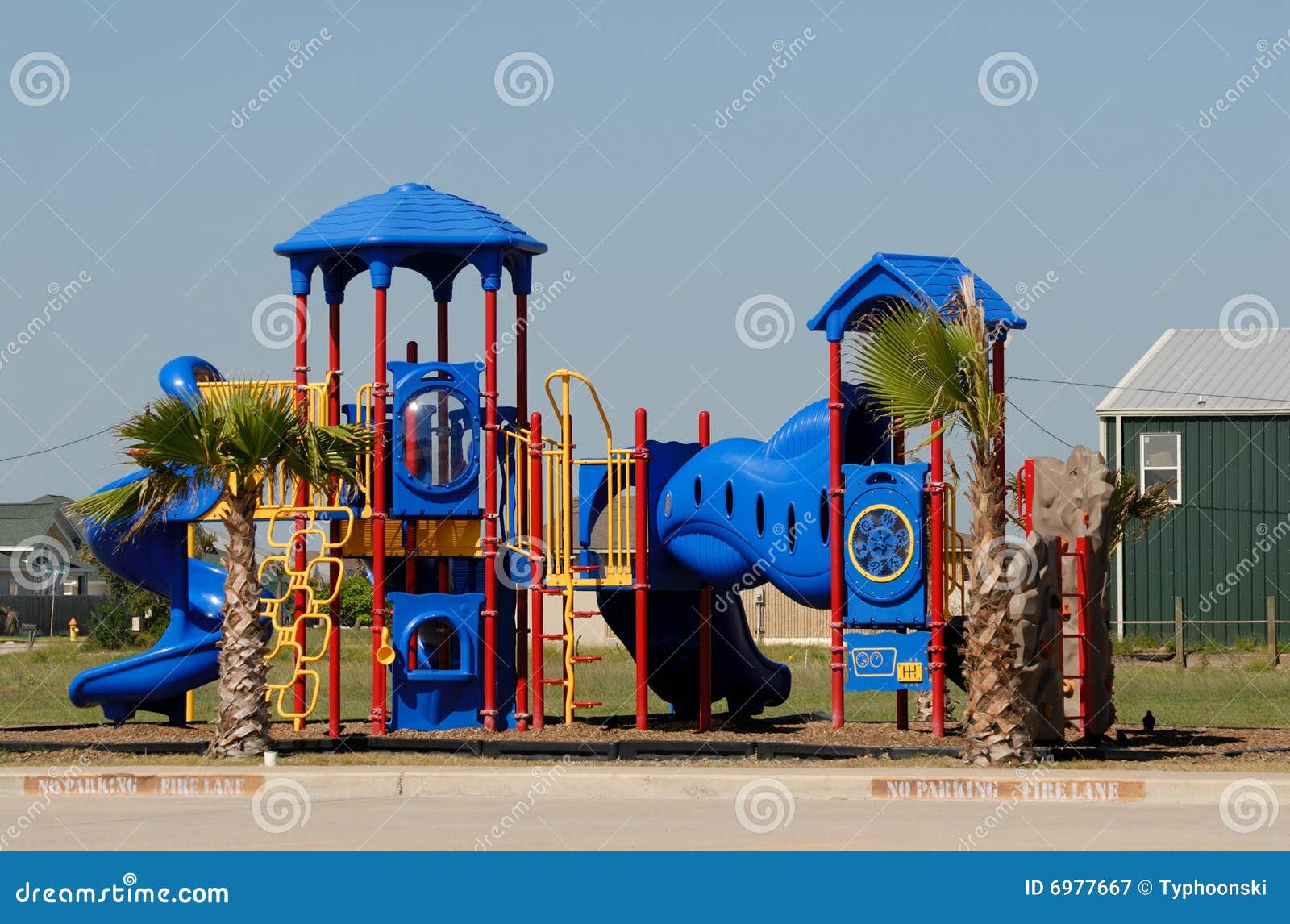 Colorful playground stock image. Image of game, adolescent - 6977667